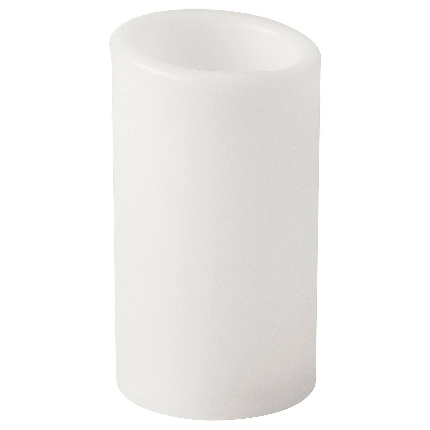ÄDELLÖVTRÄD LED block candle white/indoor - IKEA