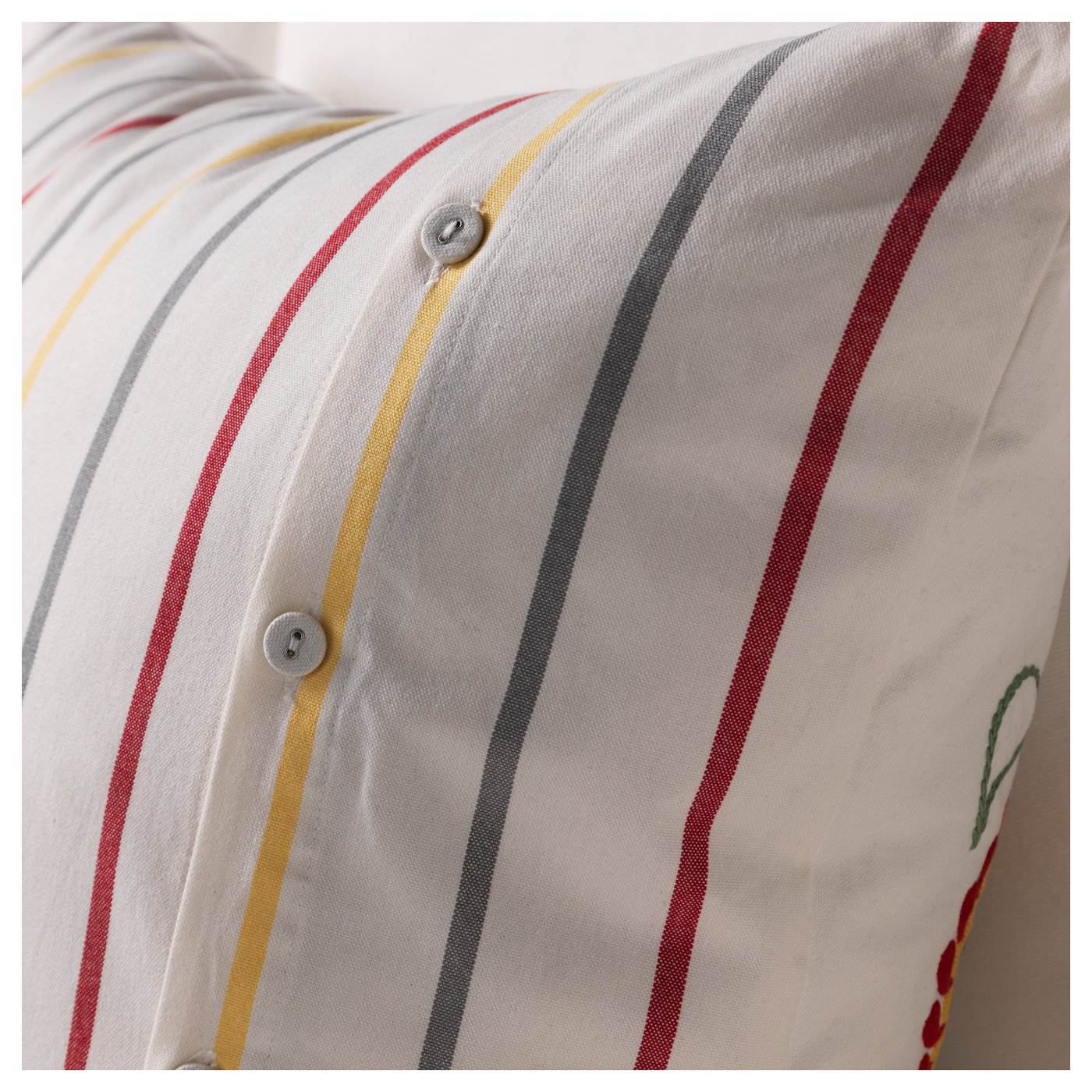 ÅKERKULLA cushion white/multicolour - IKEA