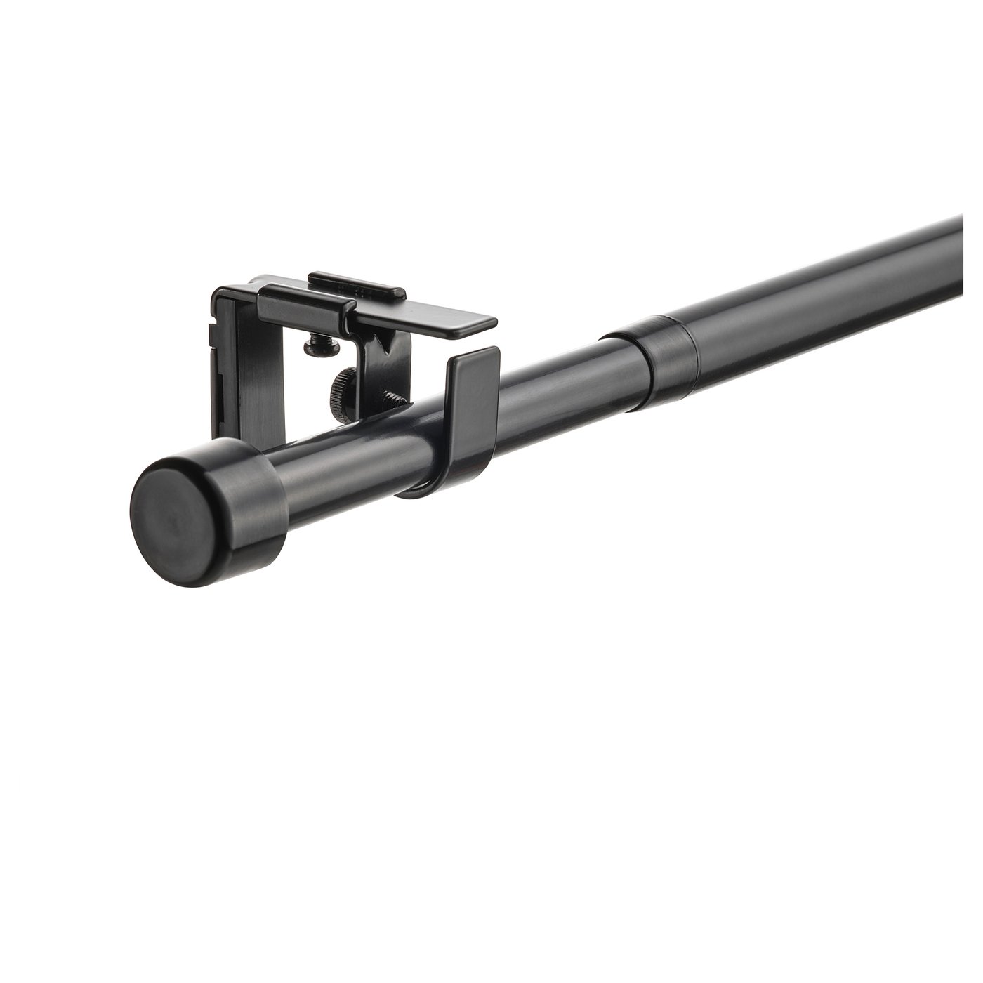 BEKRÄFTA curtain rod set black - IKEA