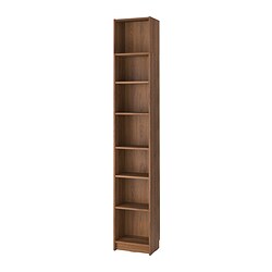 BILLY bookcase with height extension unit brown walnut effect - IKEA