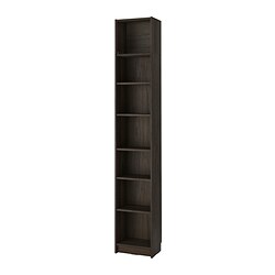 BILLY bookcase with height extension unit brown walnut effect - IKEA