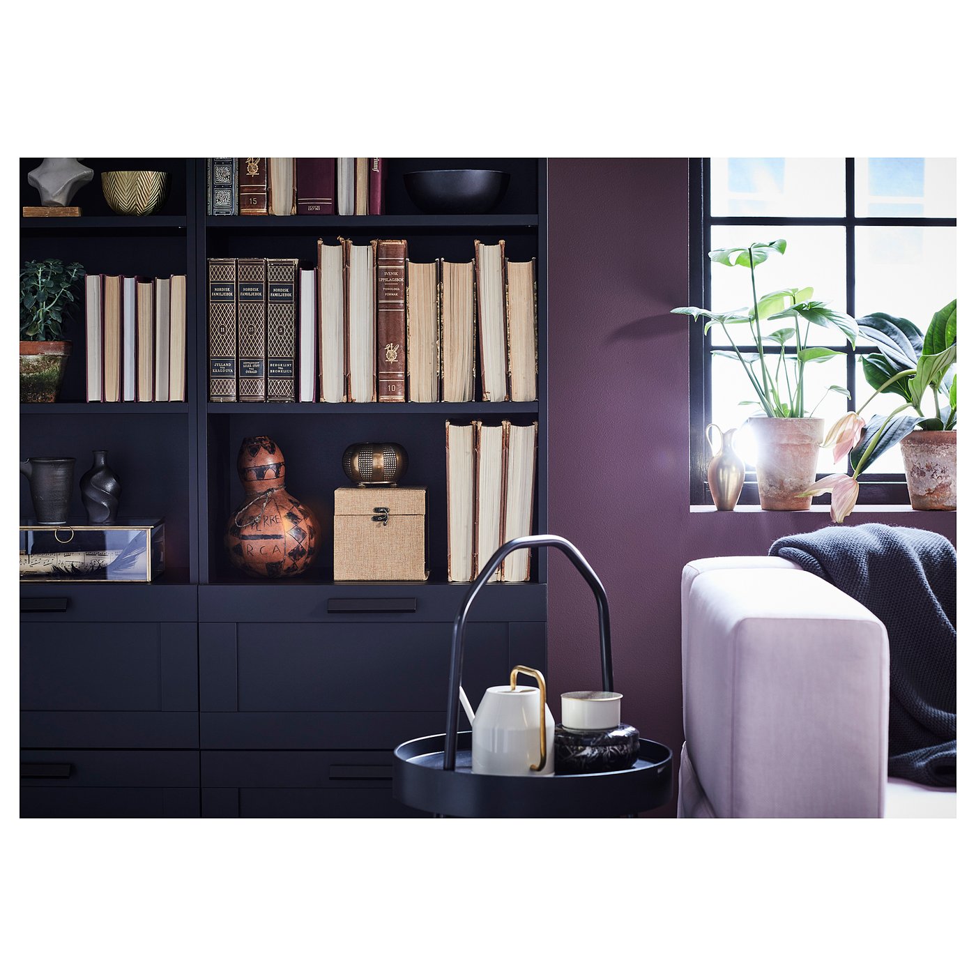 BRIMNES bookcase black - IKEA