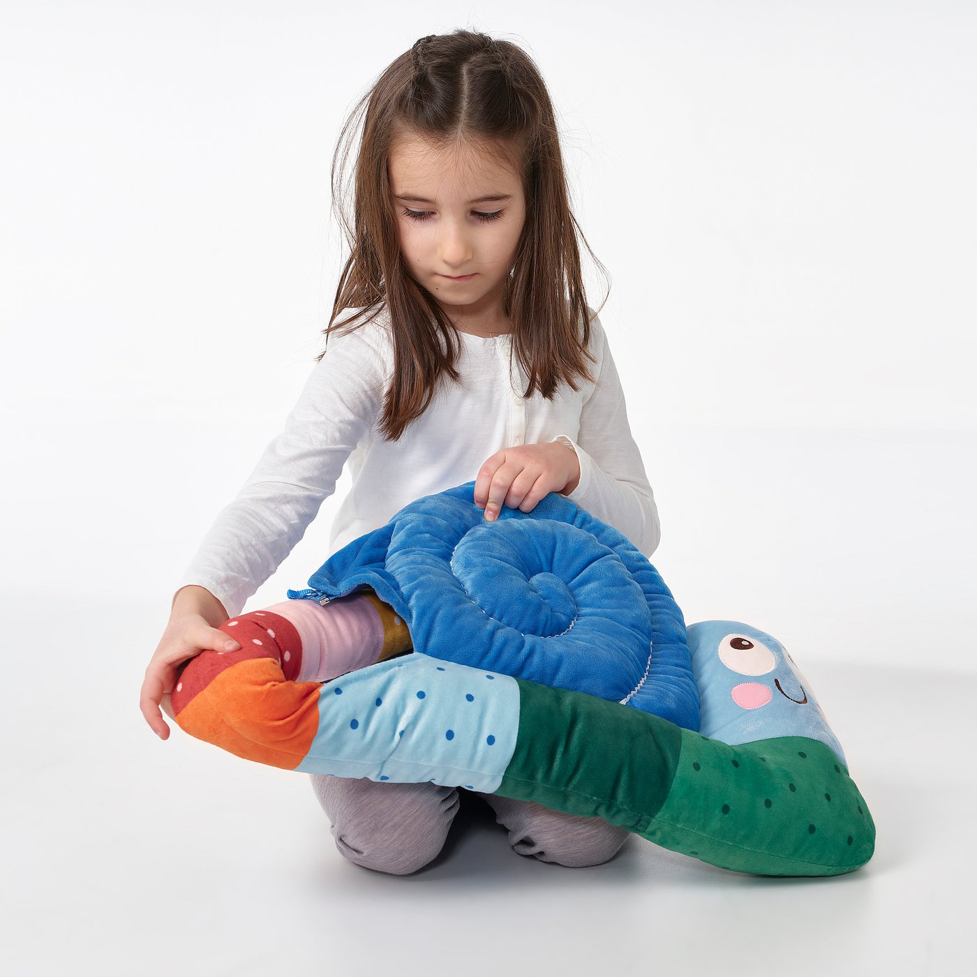BRUMMIG cushion snail shaped/multicolour - IKEA