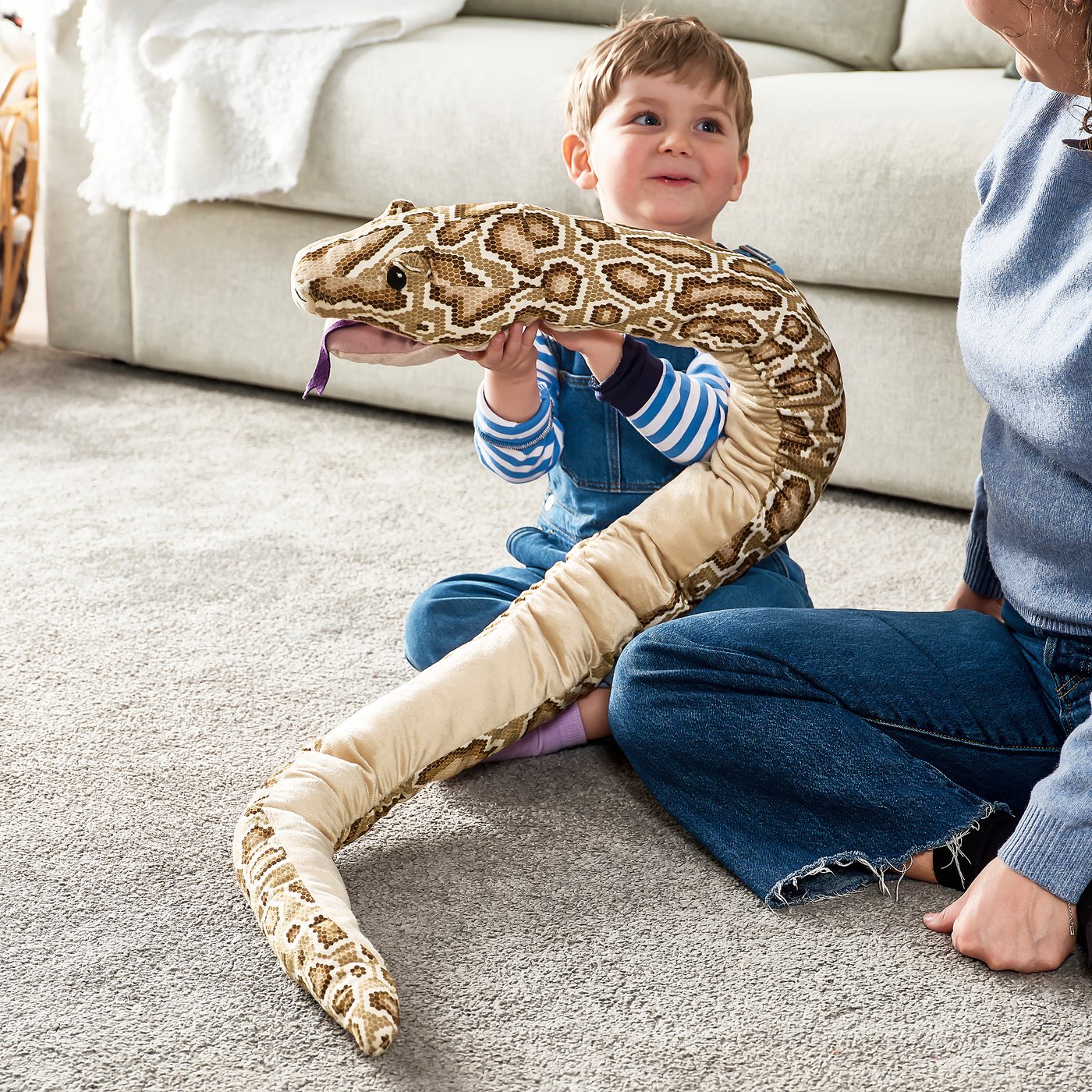 DJUNGELSKOG glove puppet snake/burmese python - IKEA