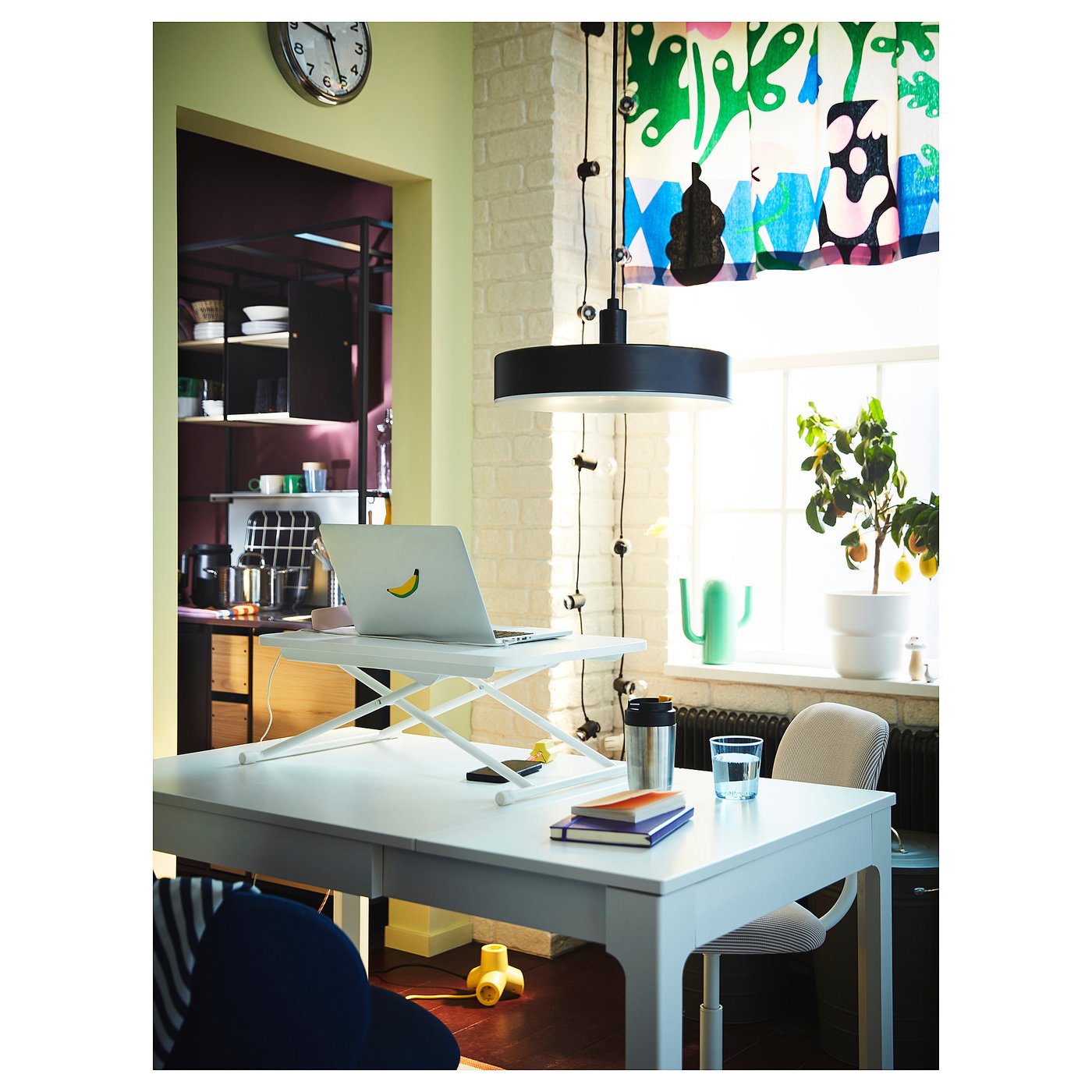 DUBBLA laptop stand white - IKEA