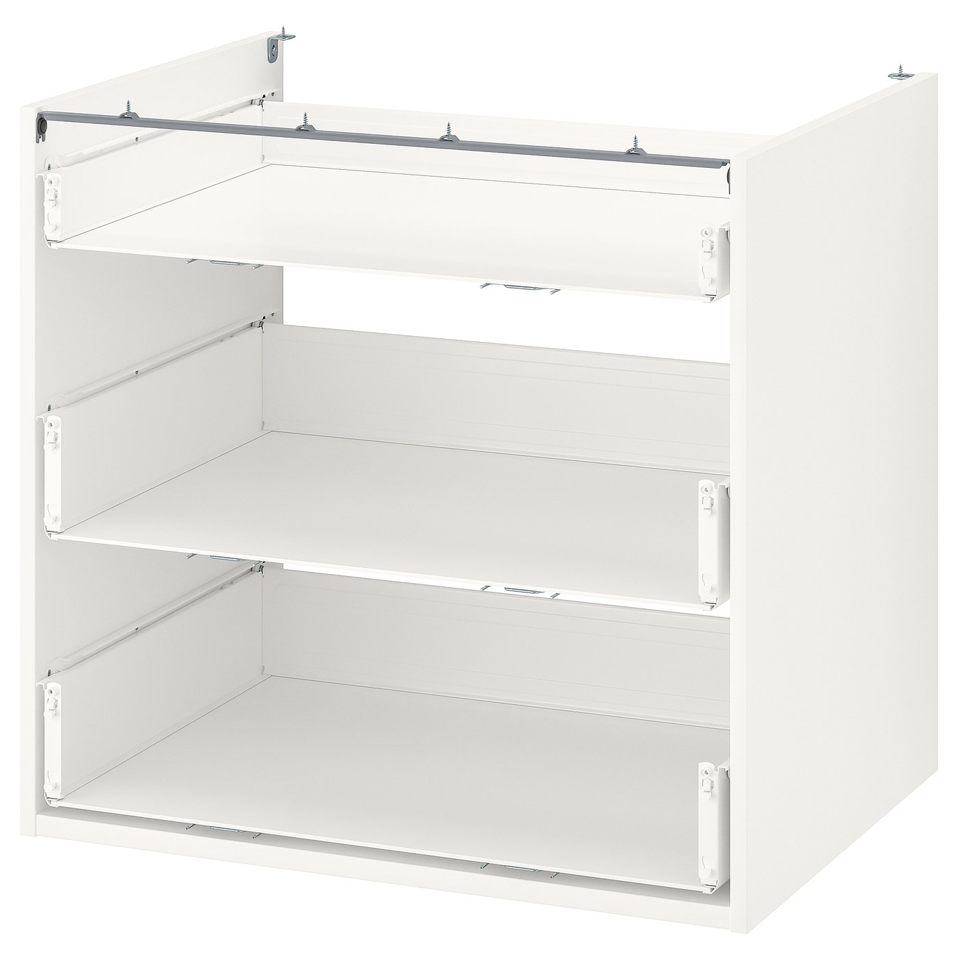 ENHET base cb w 3 drawers white - IKEA