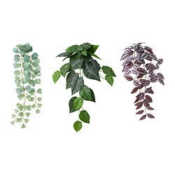 FEJKA artificial plant with wall holder in/outdoor/green - IKEA
