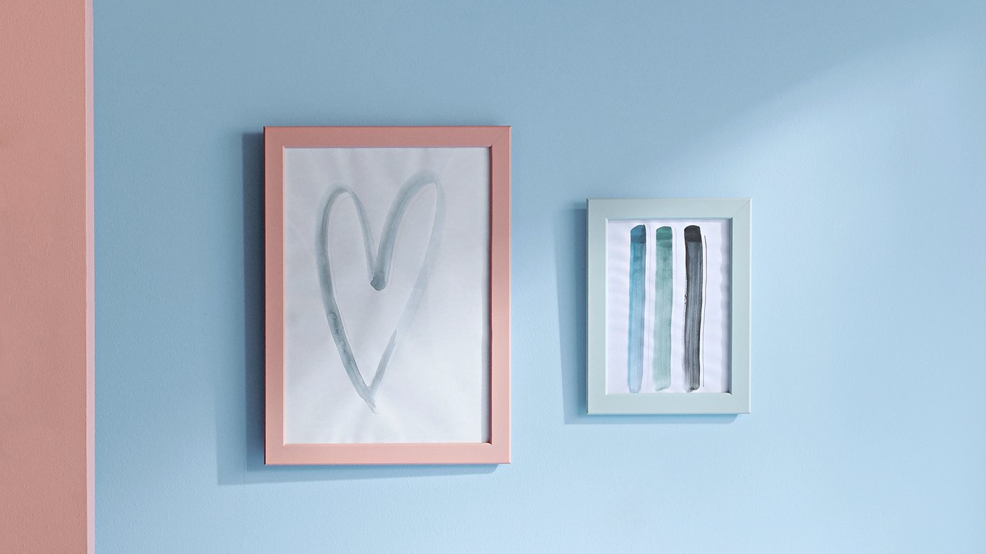 FISKBO frame light pink - IKEA