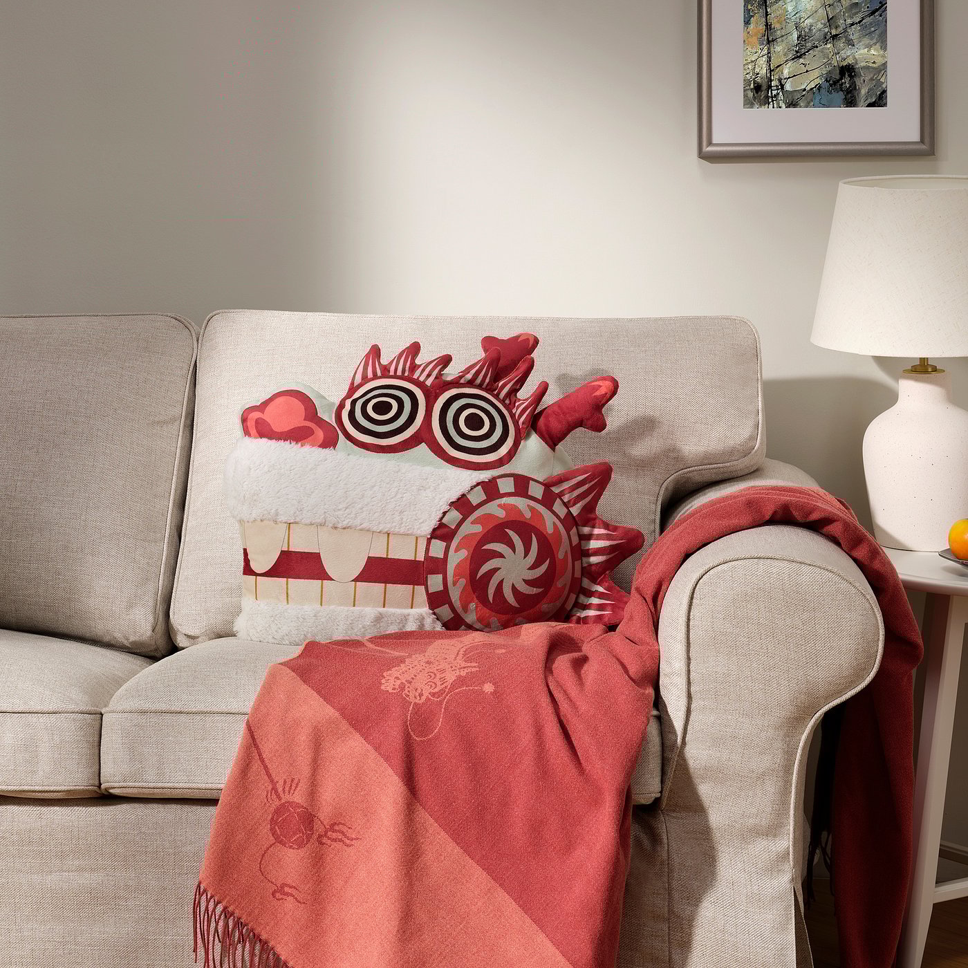 FÖSSTA cushion dragon - IKEA