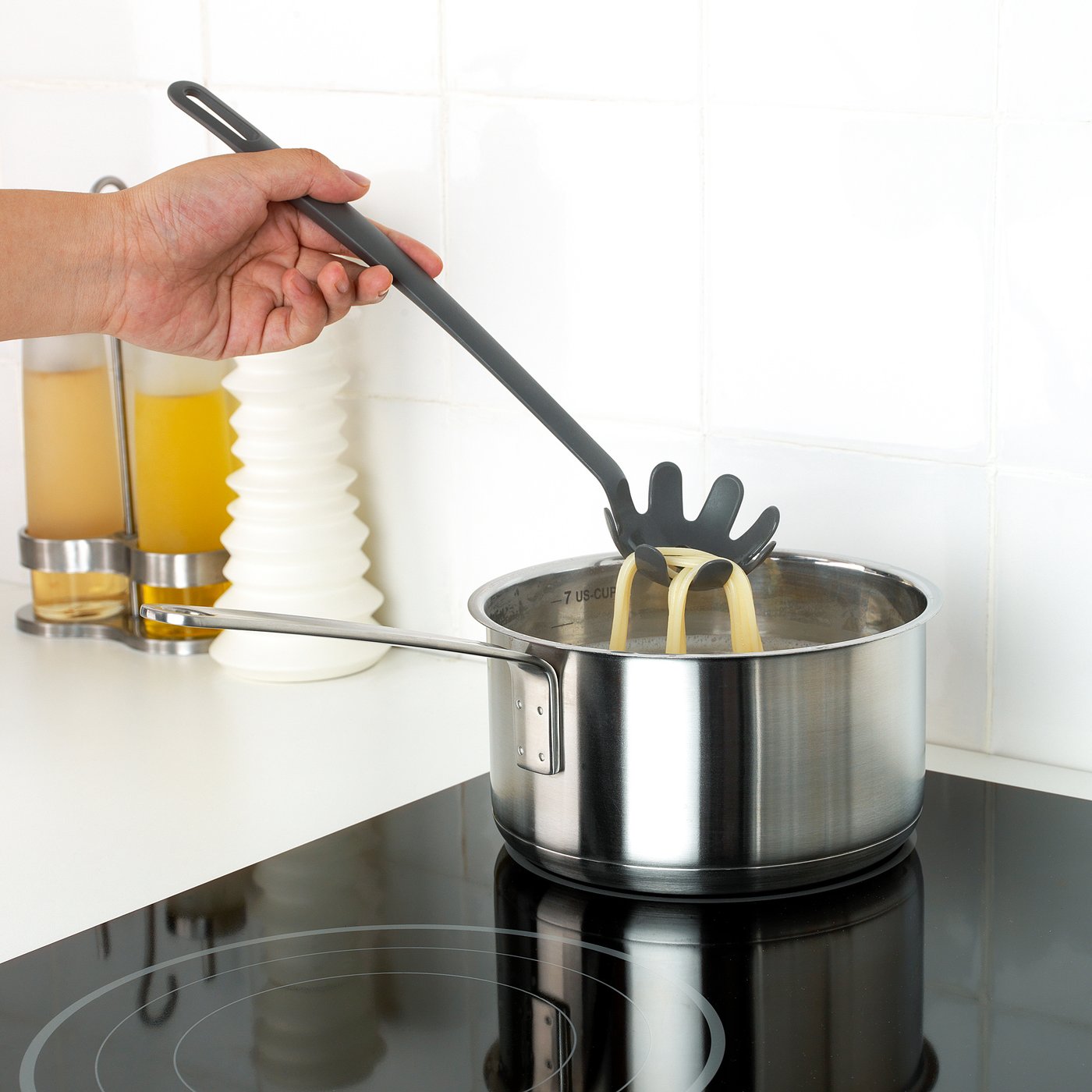 FULLÄNDAD pasta server grey - IKEA
