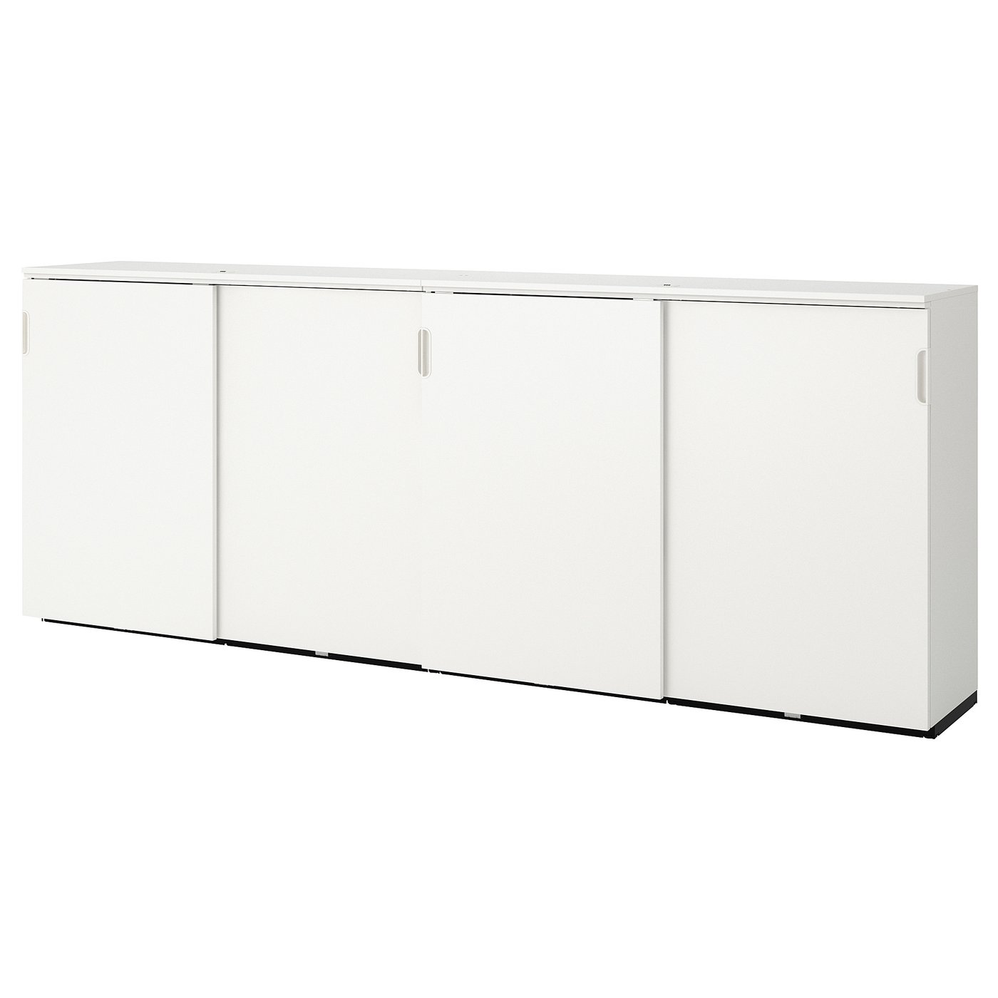 GALANT storage combination w sliding doors white - IKEA