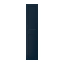 GRIMO door with hinges dark blue - IKEA