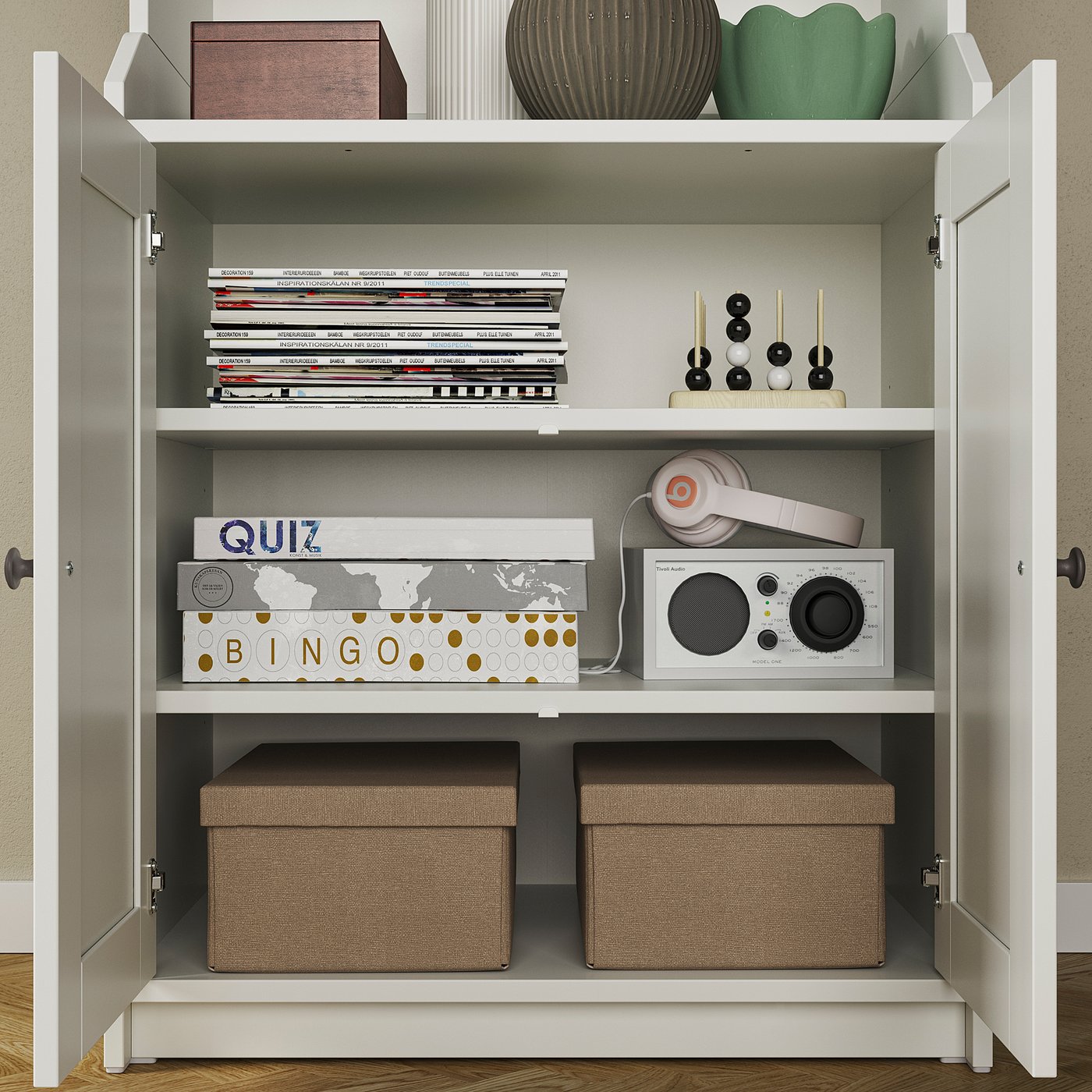 HAUGA storage combination white - IKEA