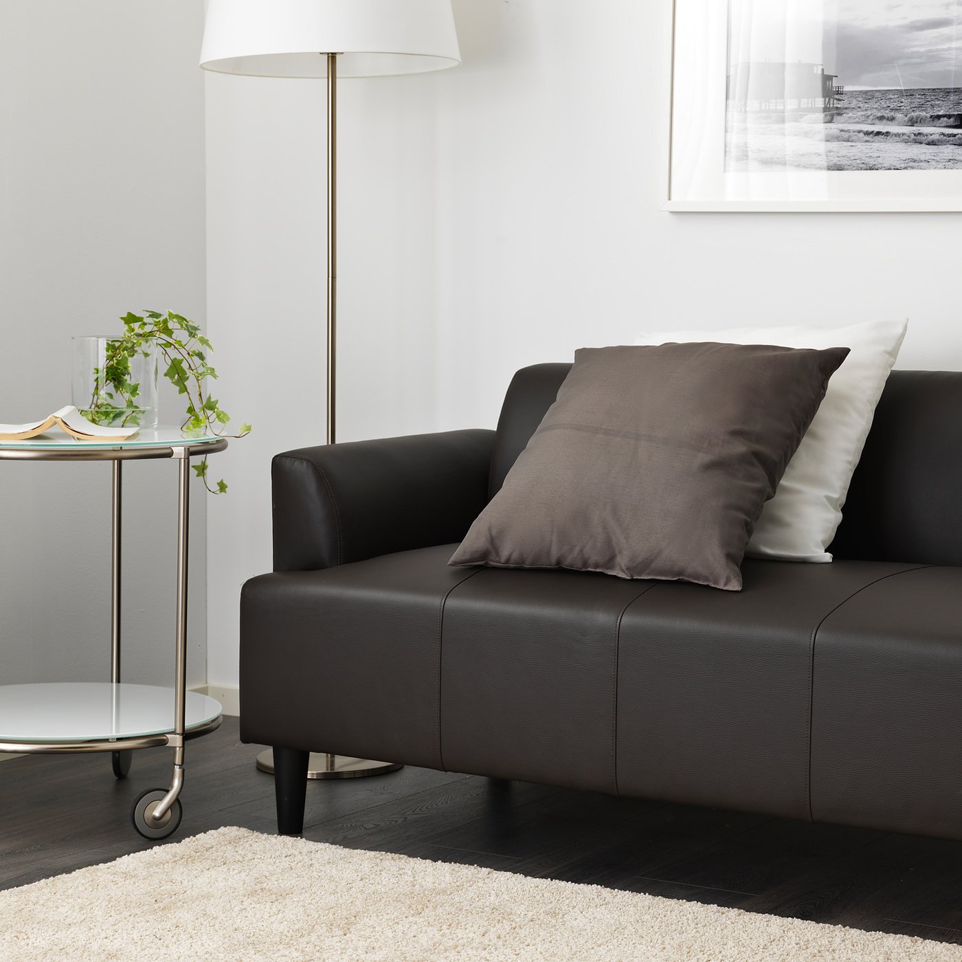 HEMLINGBY two-seat sofa Bomstad dark brown - IKEA