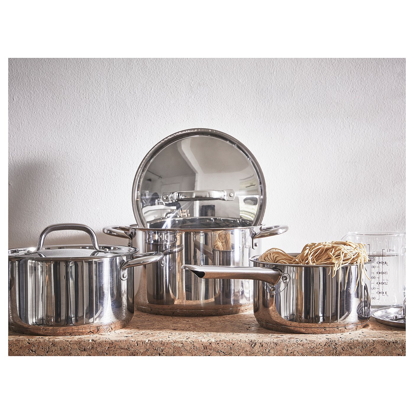 IKEA 365+ cookware set of 6 stainless steel - IKEA