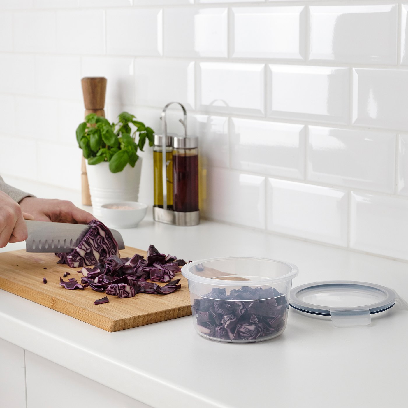 IKEA 365+ food container round/plastic - IKEA