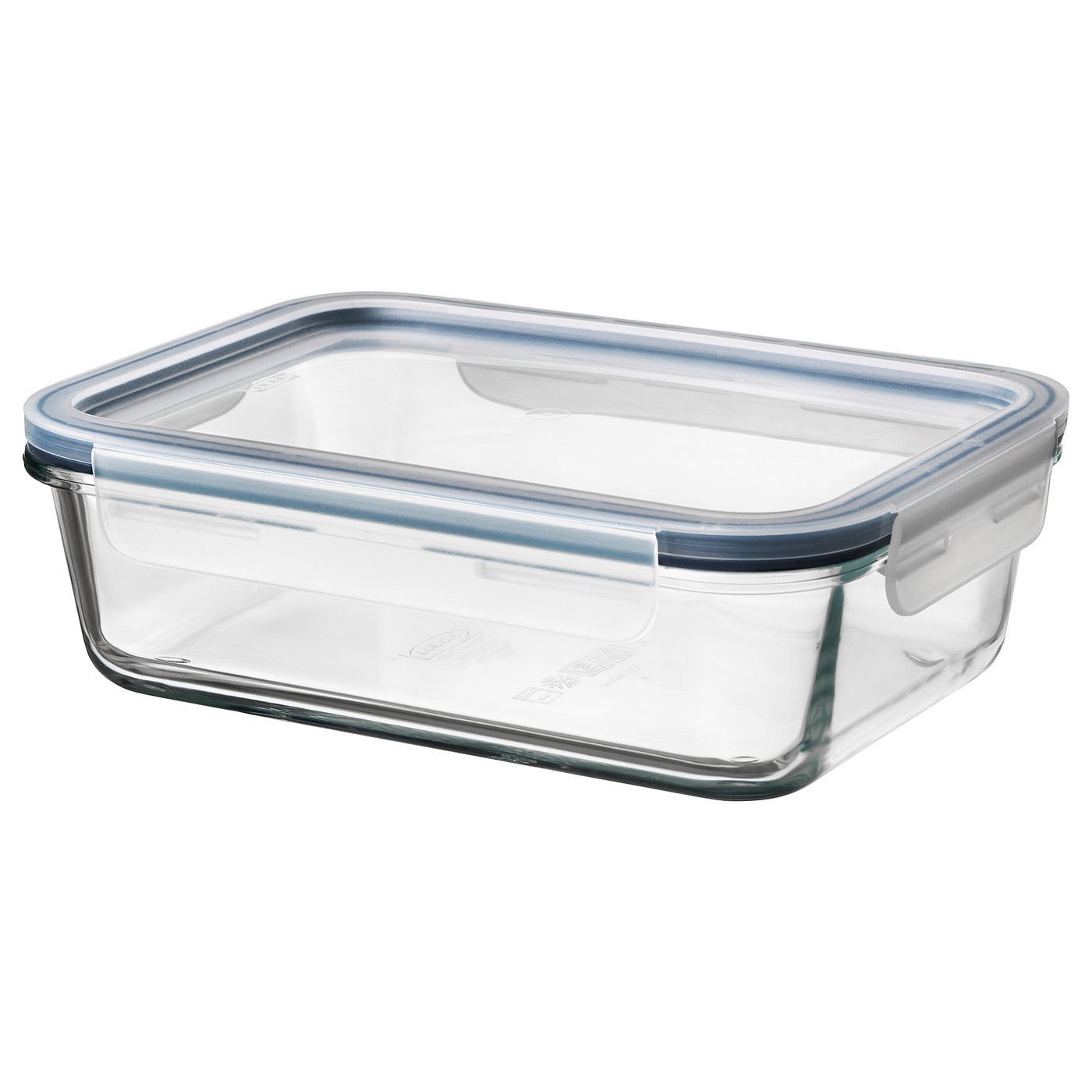 IKEA 365+ food container with lid rectangular glass/plastic - IKEA
