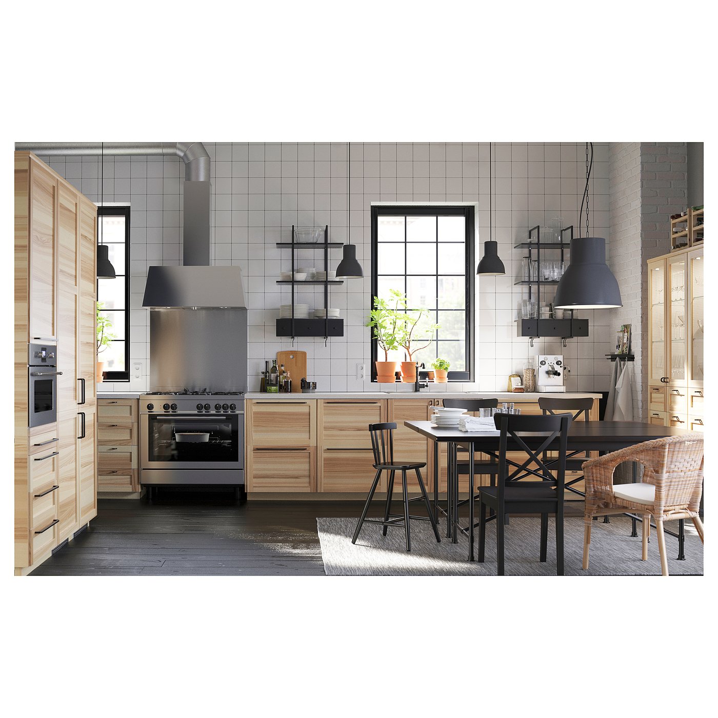 INGOLF chair brown-black - IKEA