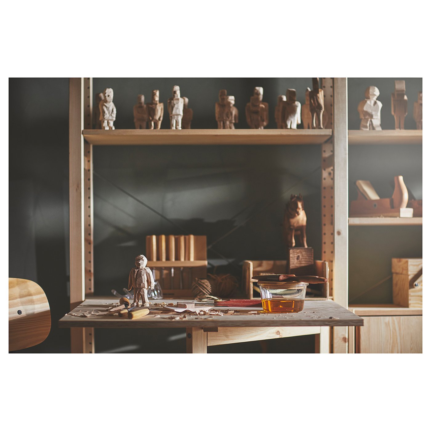 IVAR folding table pine - IKEA