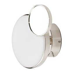 KABOMBA LED wall lamp with mirror dimmable matt/black - IKEA