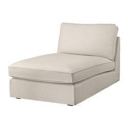 KIVIK chaise longue Tresund light beige - IKEA