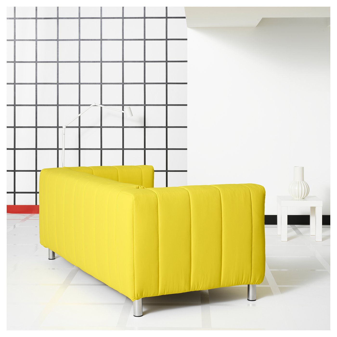 KLIPPAN 2-seat sofa Långban bright yellow - IKEA
