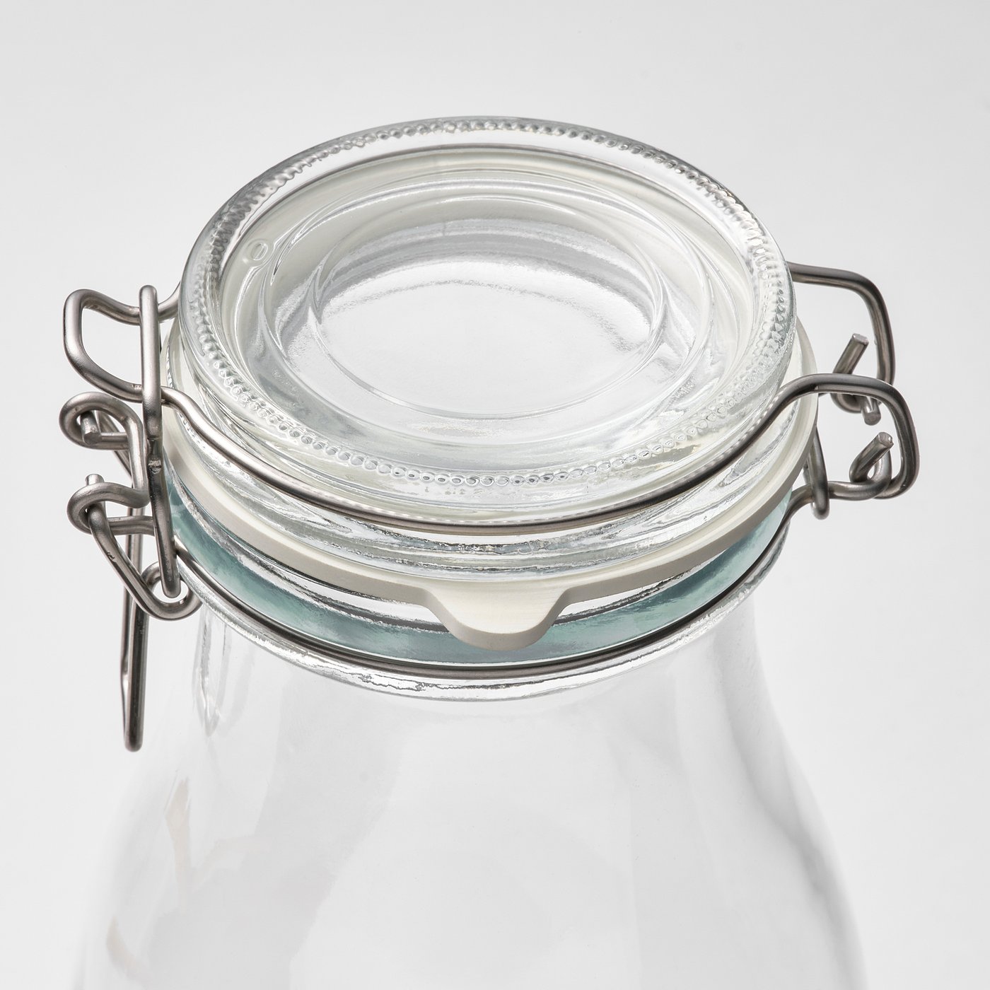 KORKEN bottle shaped jar with lid clear glass - IKEA