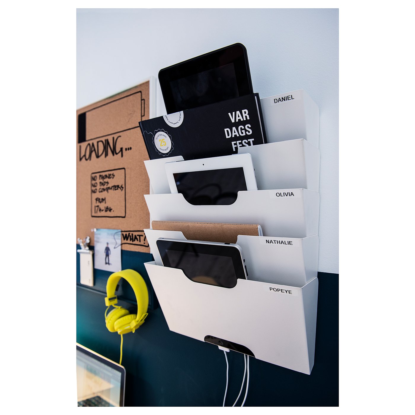 KVISSLE wall newspaper rack white - IKEA