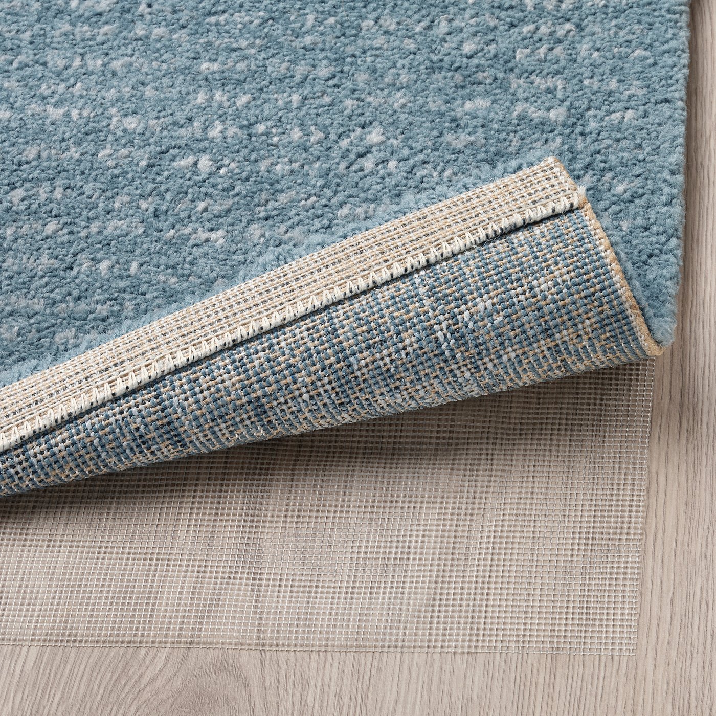 LANGSTED rug, low pile light blue - IKEA