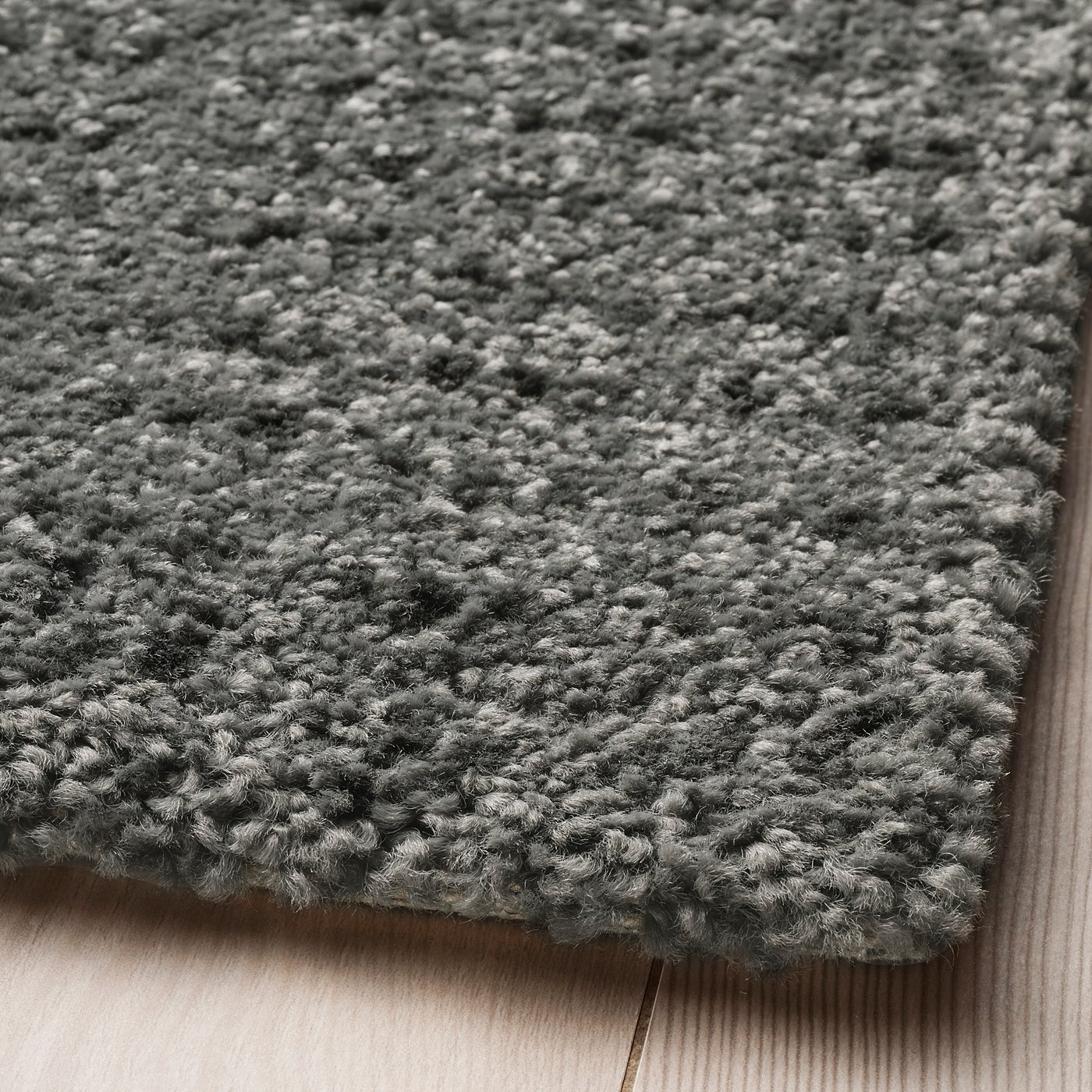 LANGSTED rug, low pile light grey - IKEA