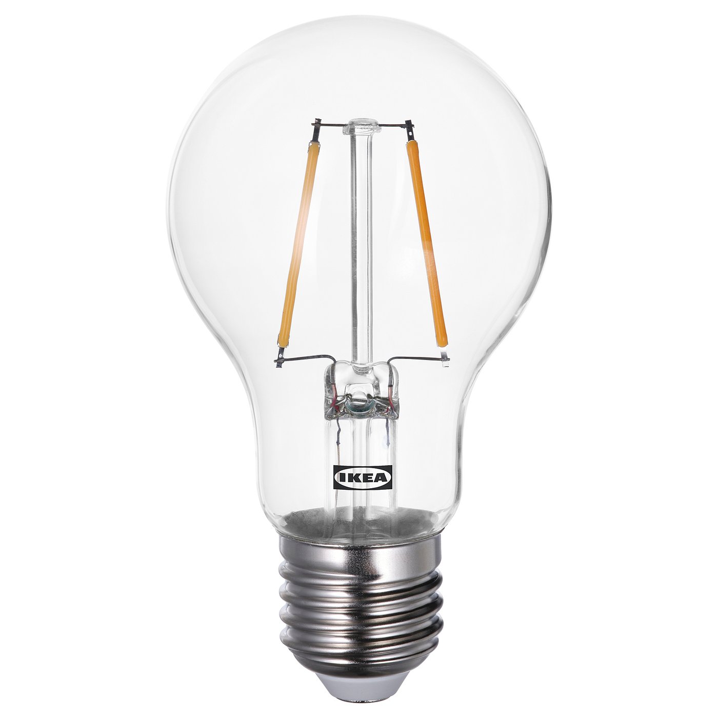 LUNNOM LED bulb E27 150 lumen globe clear - IKEA