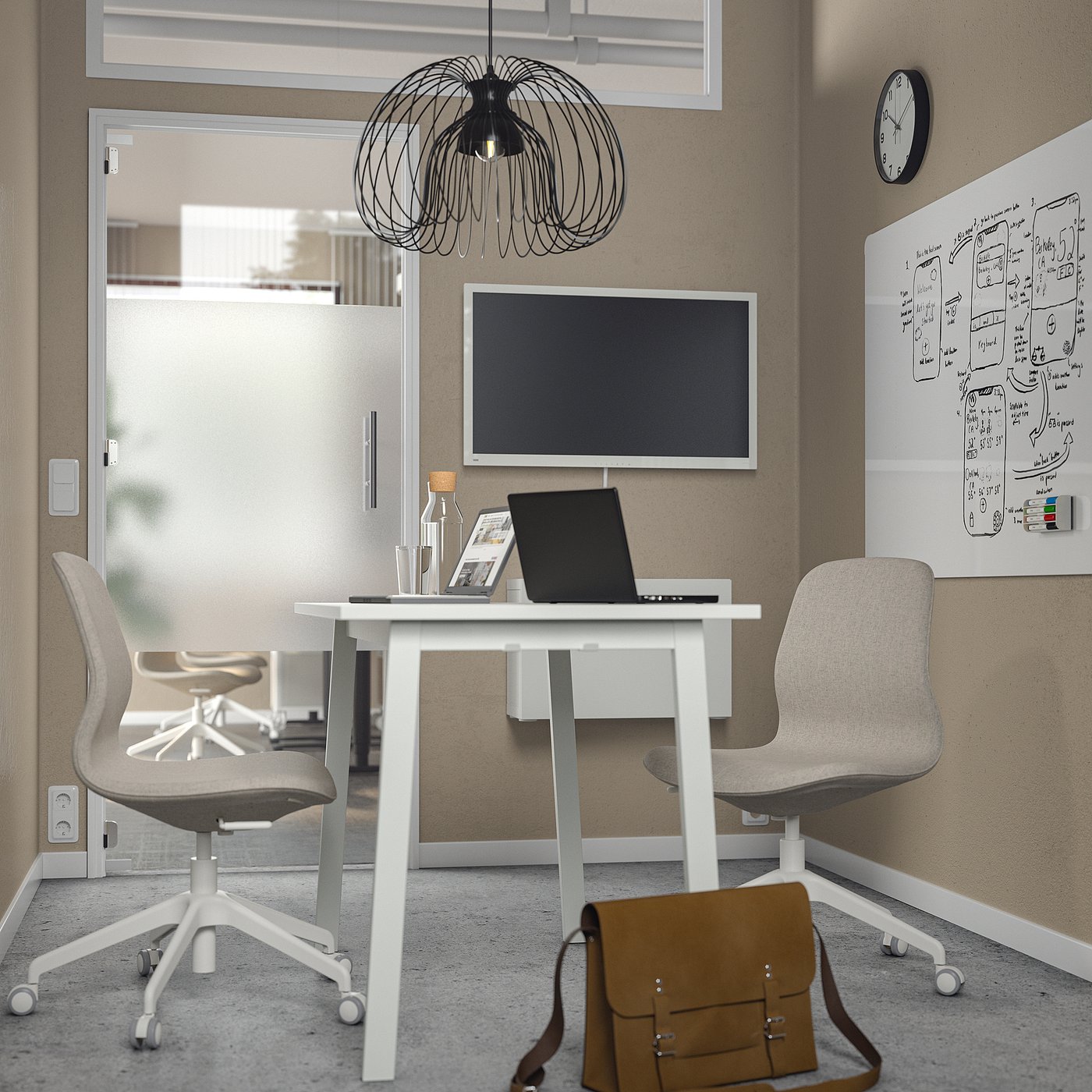 MITTZON conference table white - IKEA