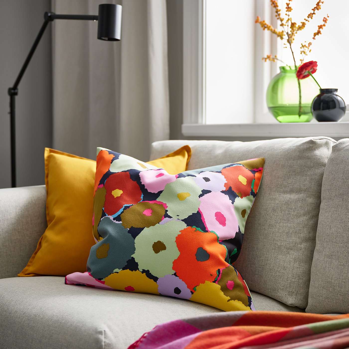 MURREVA cushion cover multicolour - IKEA