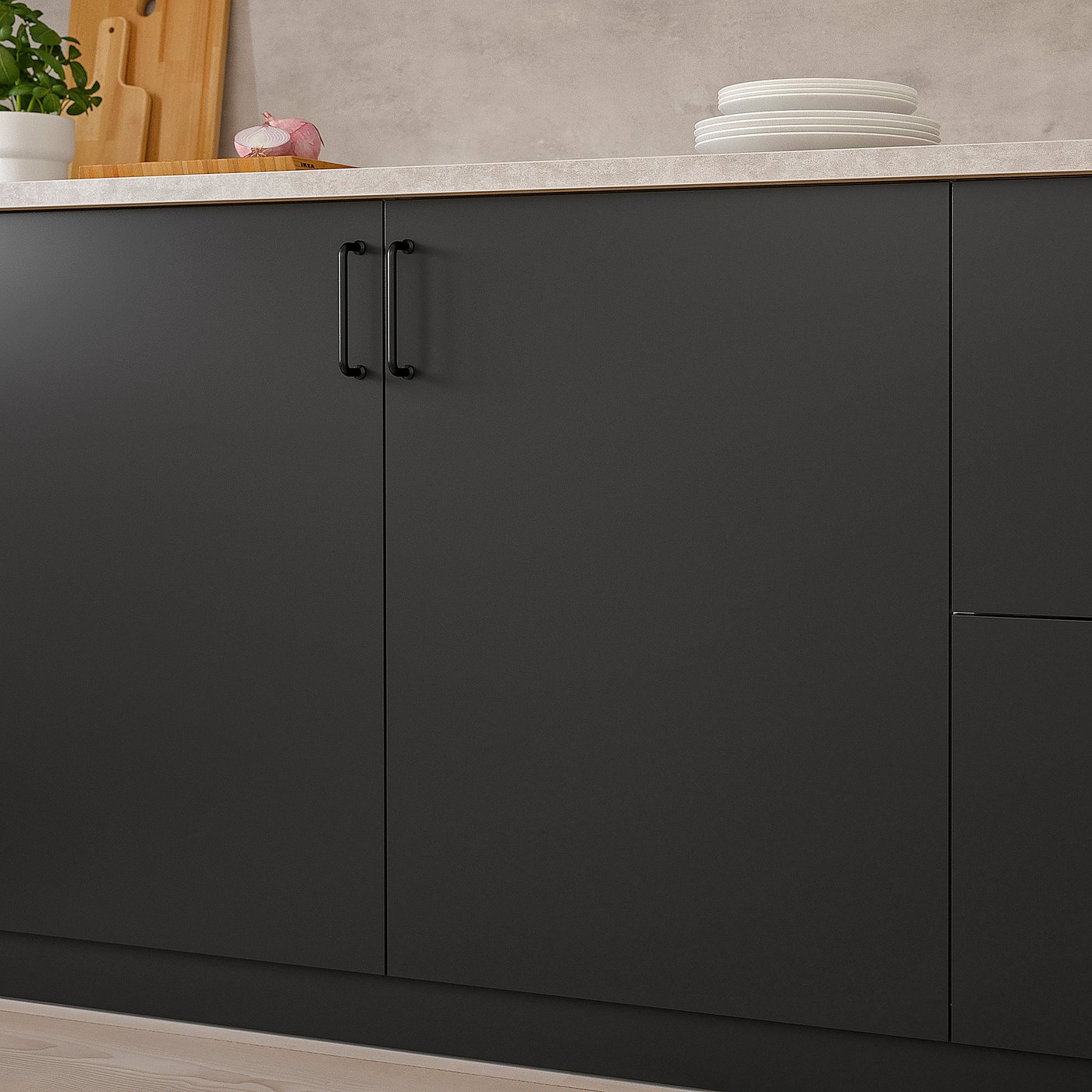 NICKEBO door matt anthracite - IKEA