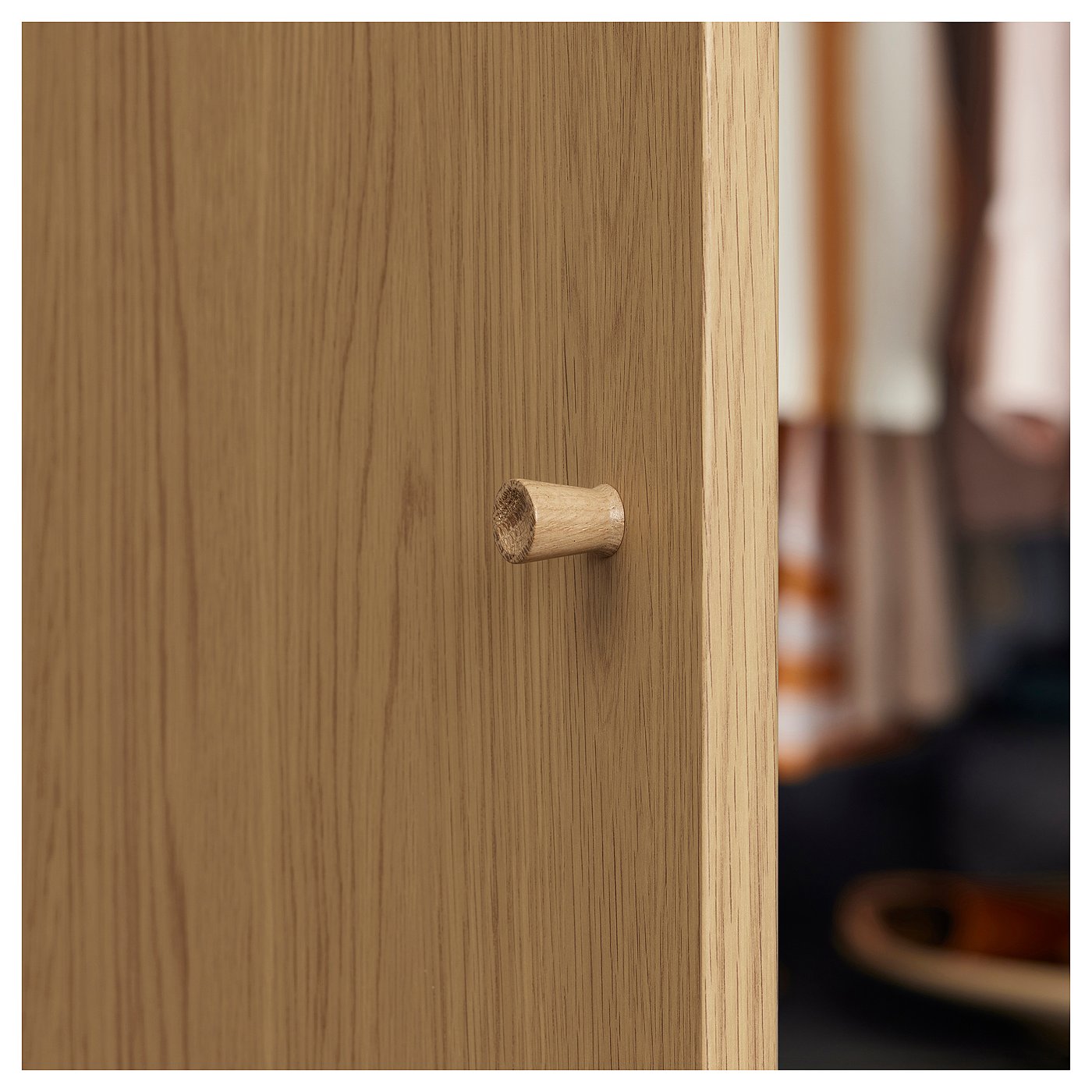 PAX / STORKLINTA wardrobe combination white/oak effect - IKEA
