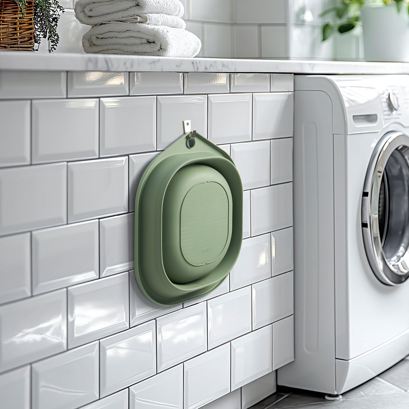 PEPPRIG wash-tub foldable/green - IKEA