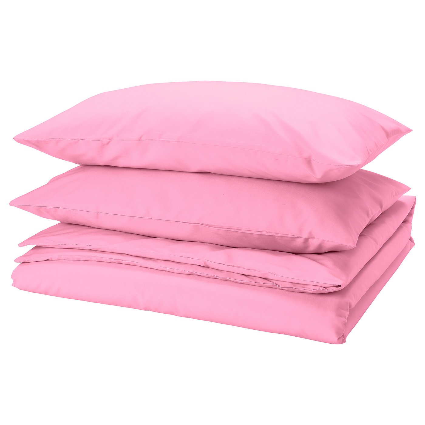 PILTANDVINGE duvet cover and 2 pillowcases light pink - IKEA