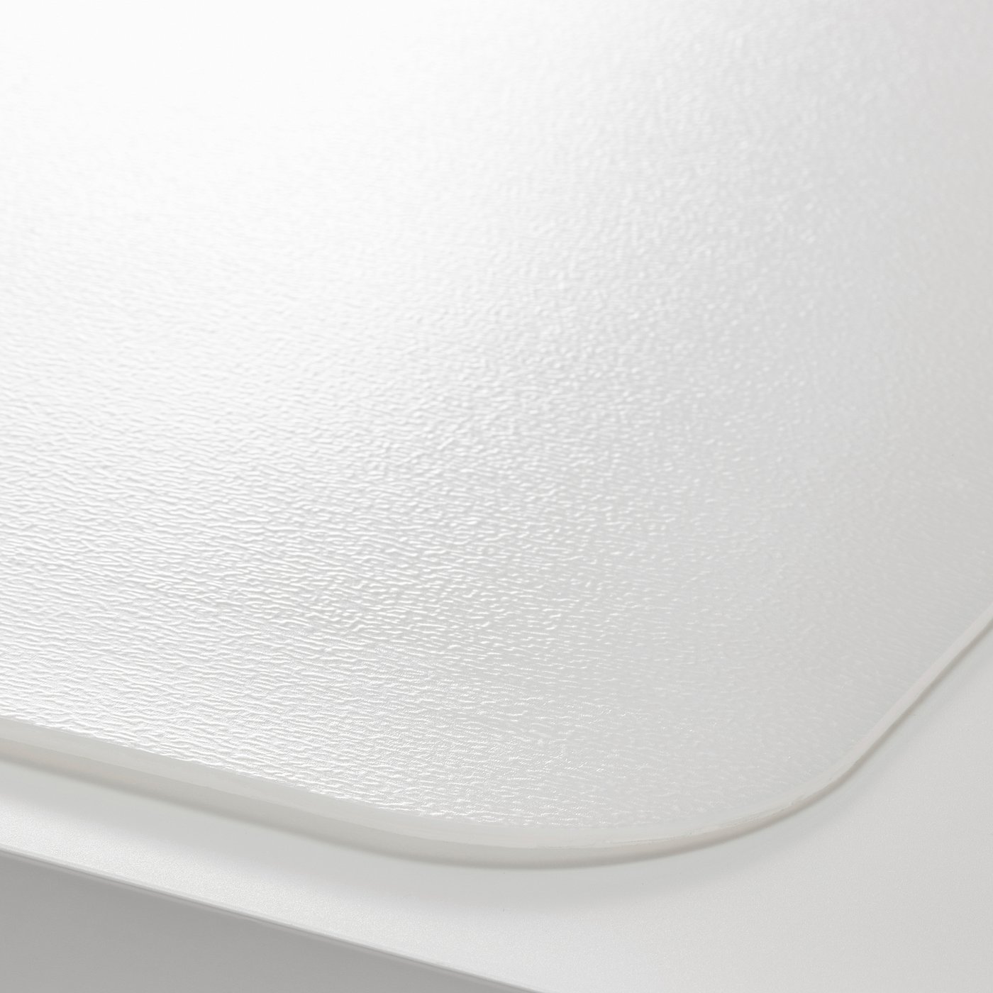 PLÖJA desk pad white/transparent - IKEA