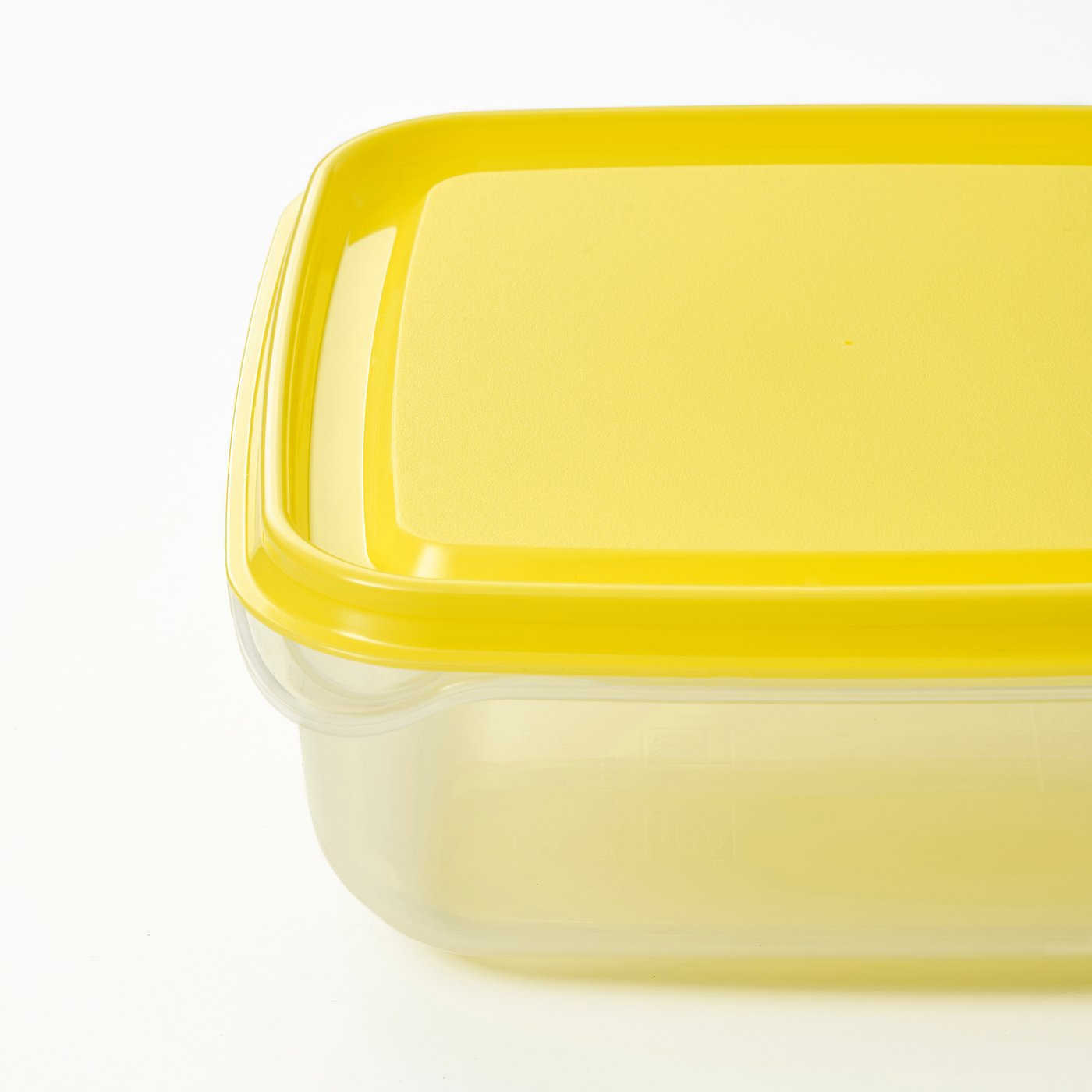 PRUTA food container transparent/yellow - IKEA