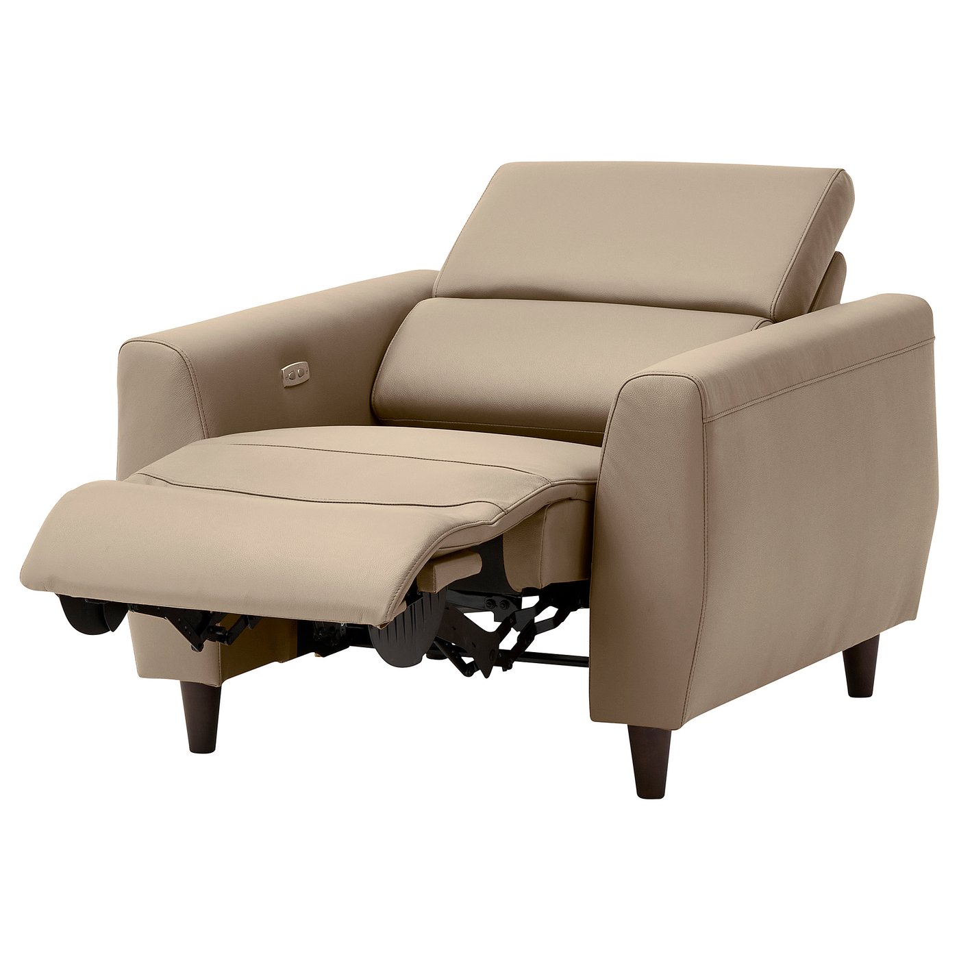 RULLERUM recliner, electric Grann/Bomstad beige - IKEA