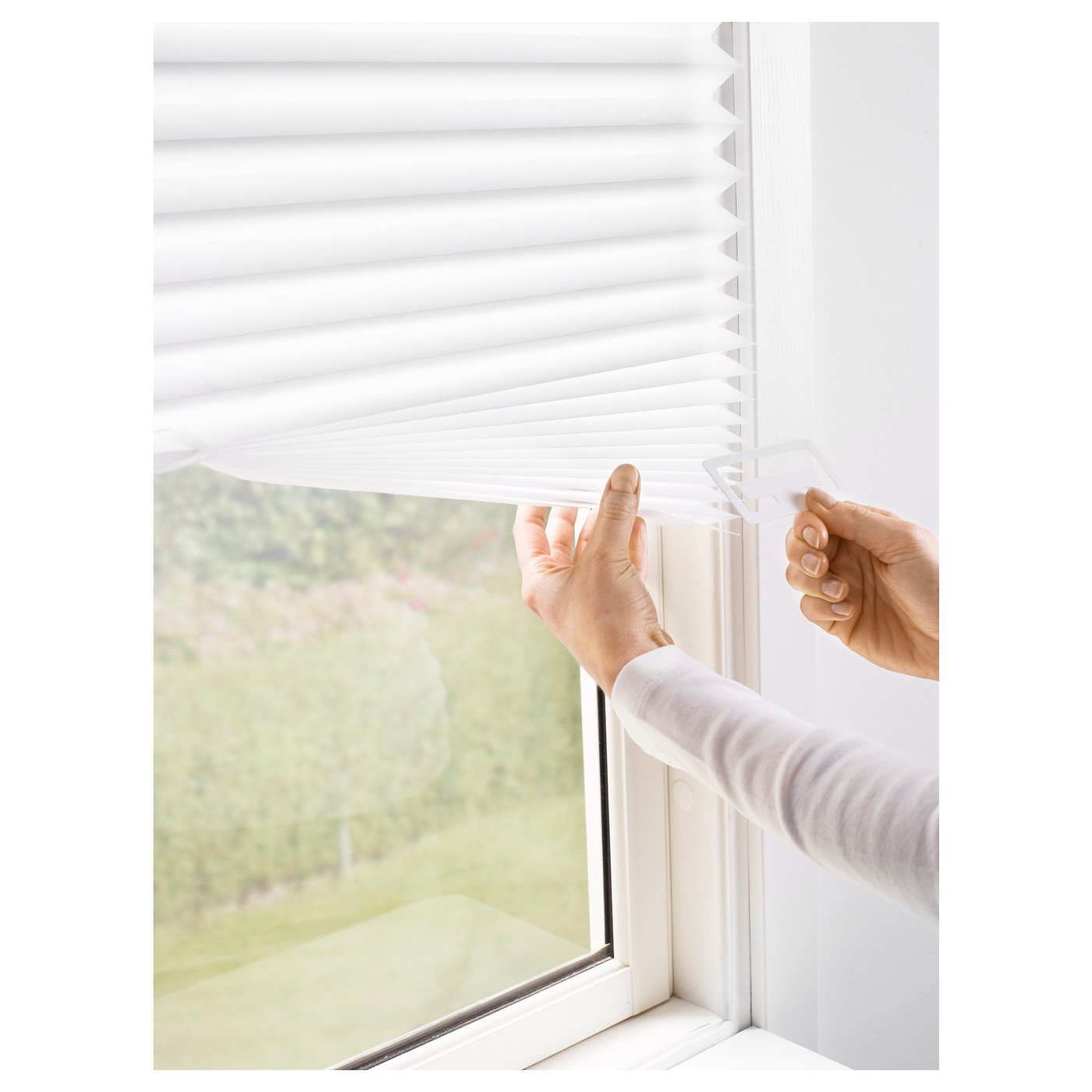 SCHOTTIS pleated blind white - IKEA