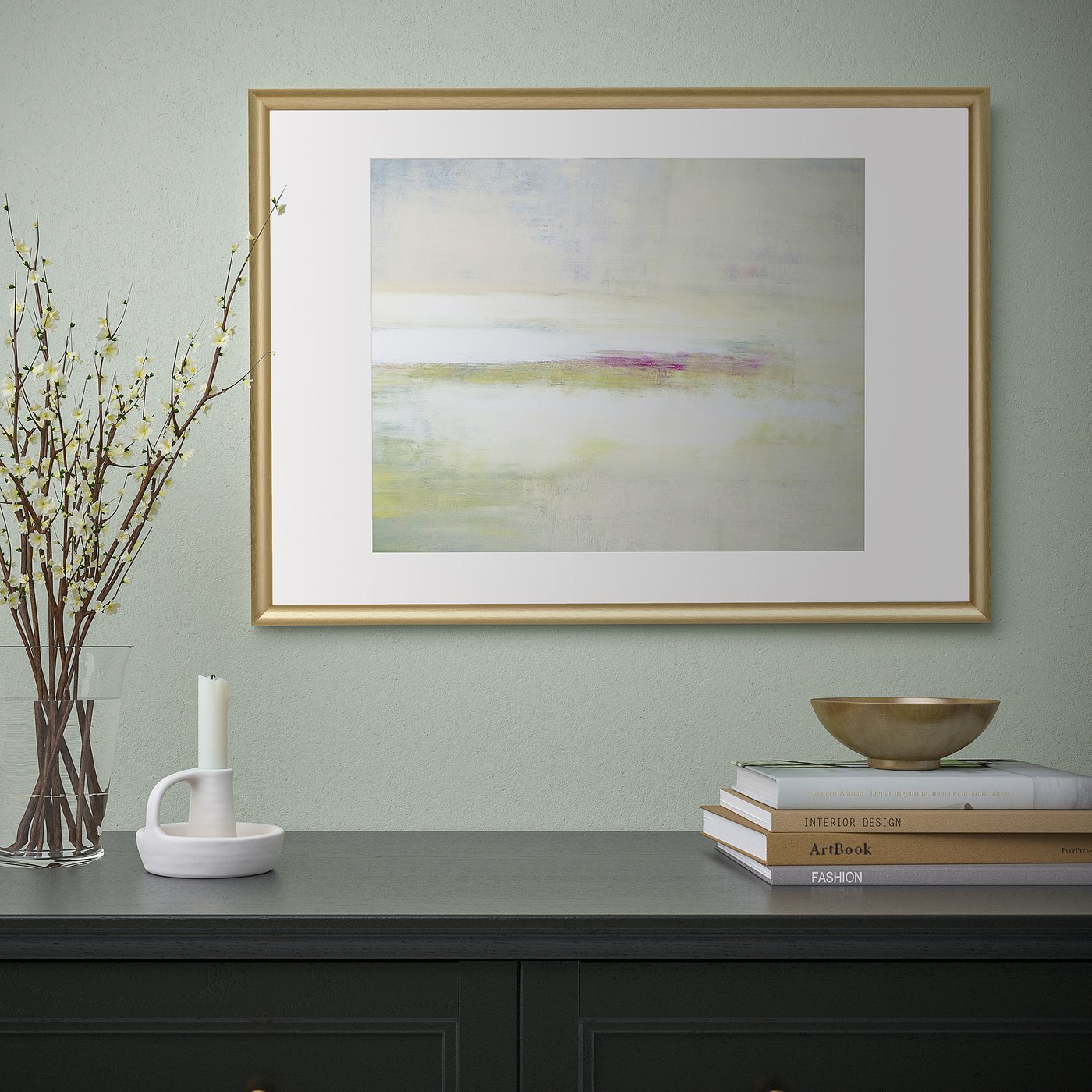 SILVERHÖJDEN frame gold-colour - IKEA