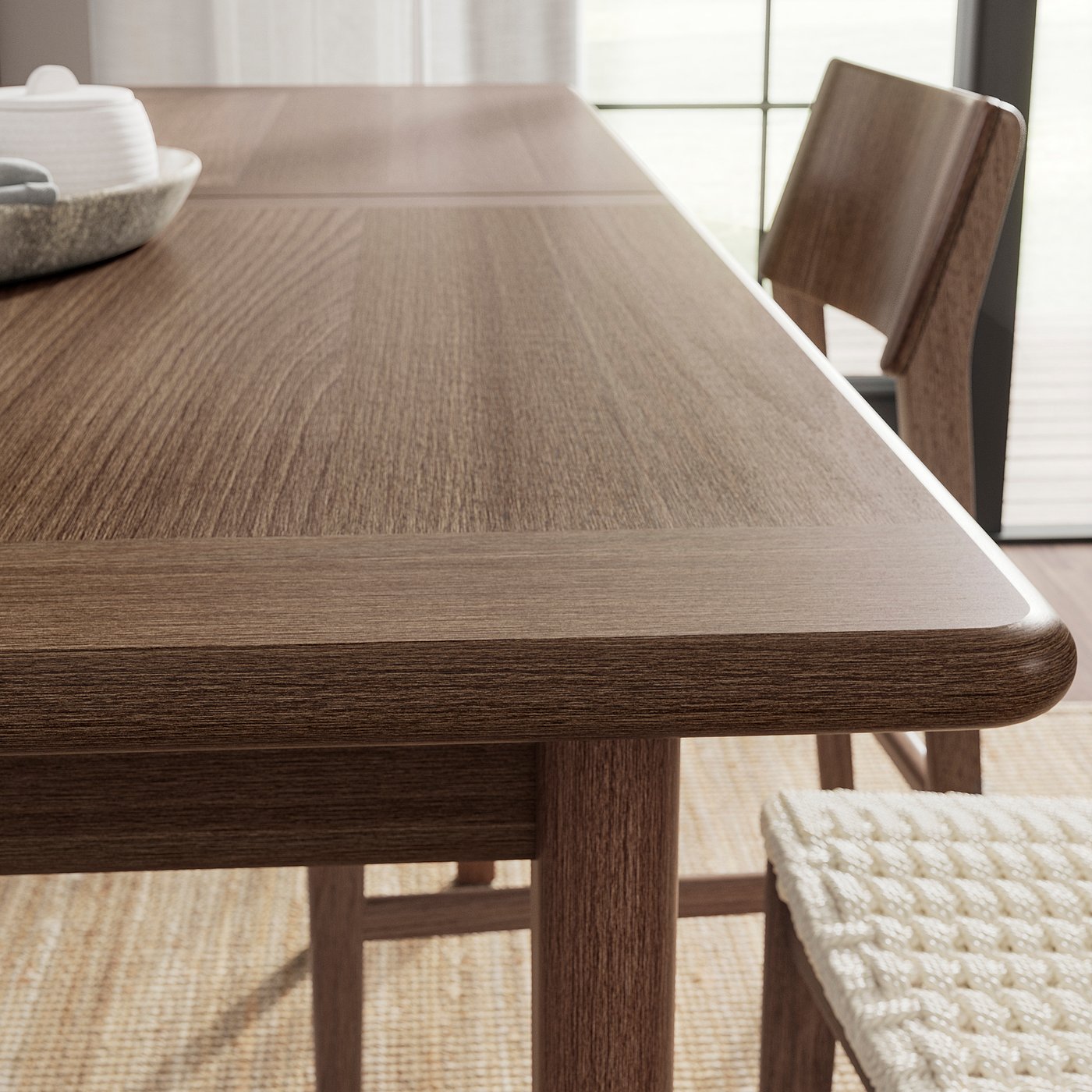 SKANSNÄS extendable table brown beech/veneer - IKEA