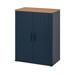 SKRUVBY cabinet with doors white - IKEA