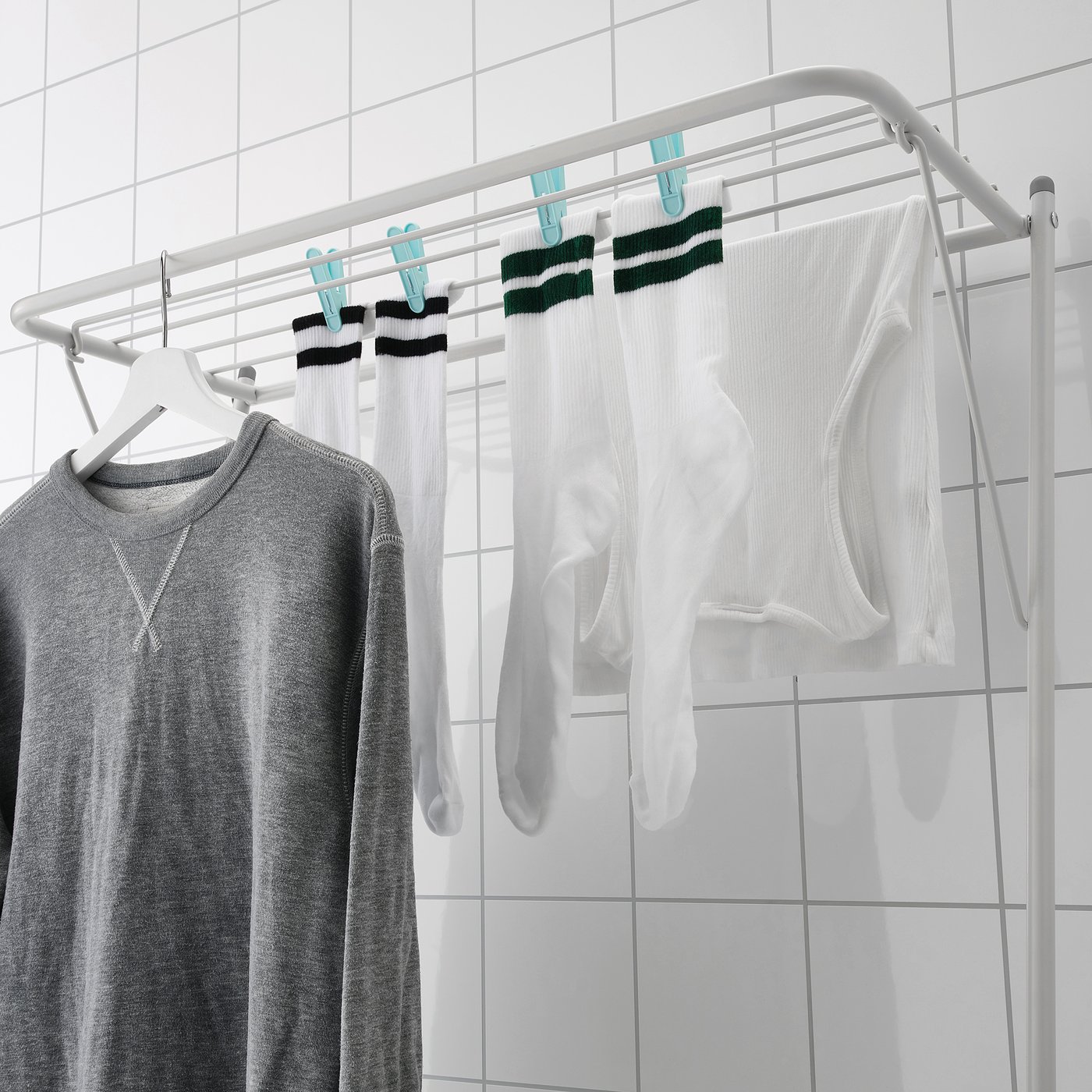 SLIBB drying rack, 2 levels grey - IKEA