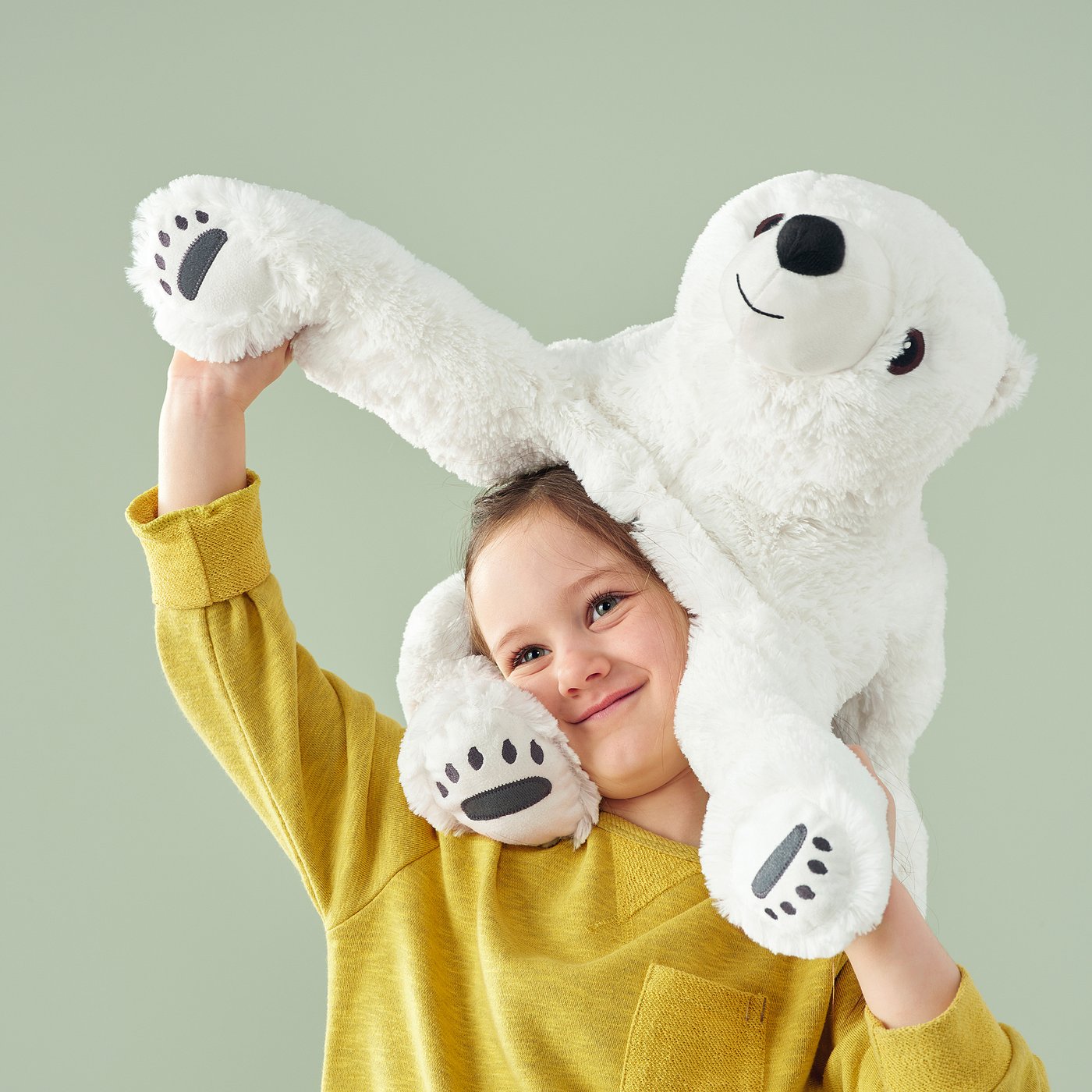 SNUTTIG soft toy polar bear/white - IKEA