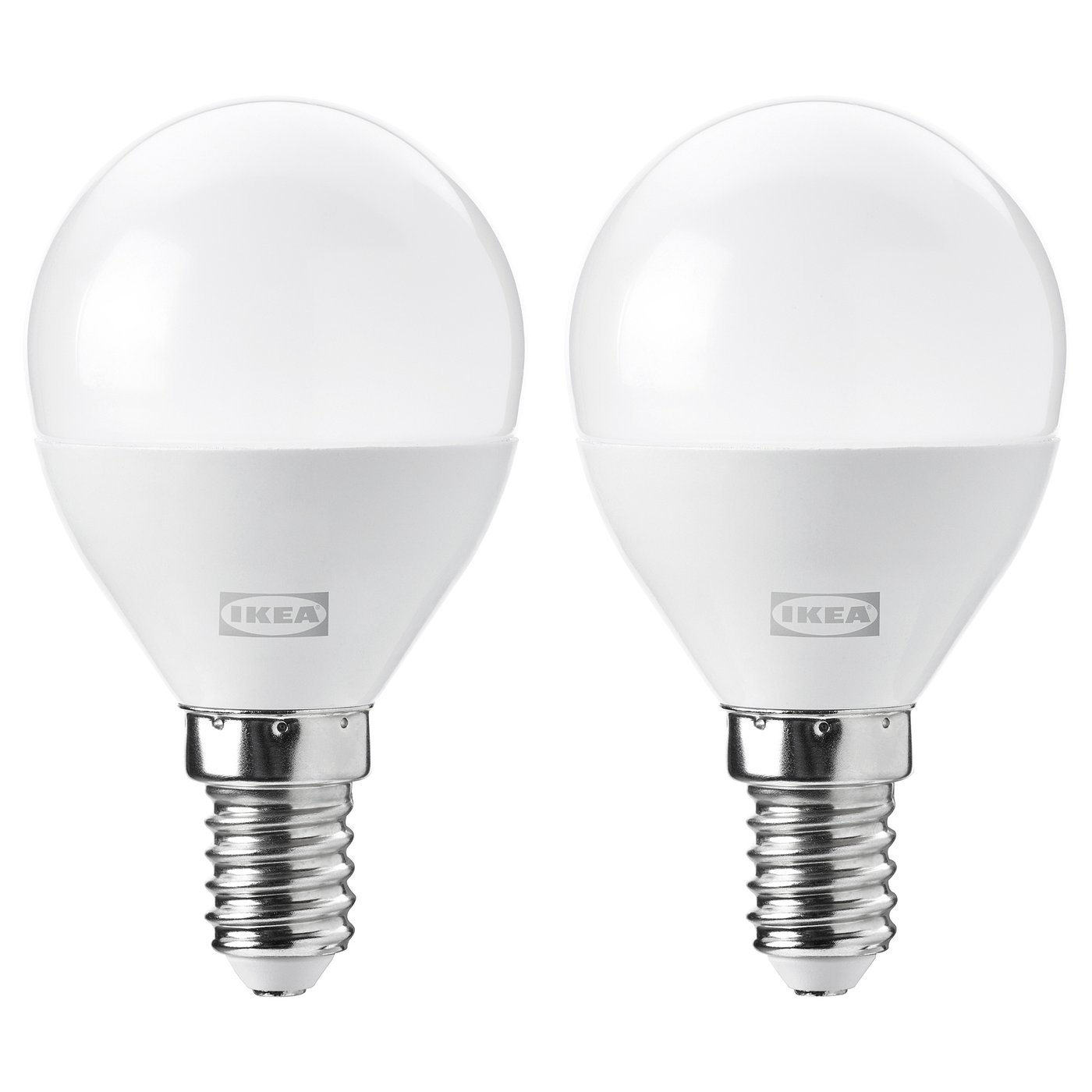 SOLHETTA LED bulb E14 806 lumen dimmable/globe opal white - IKEA
