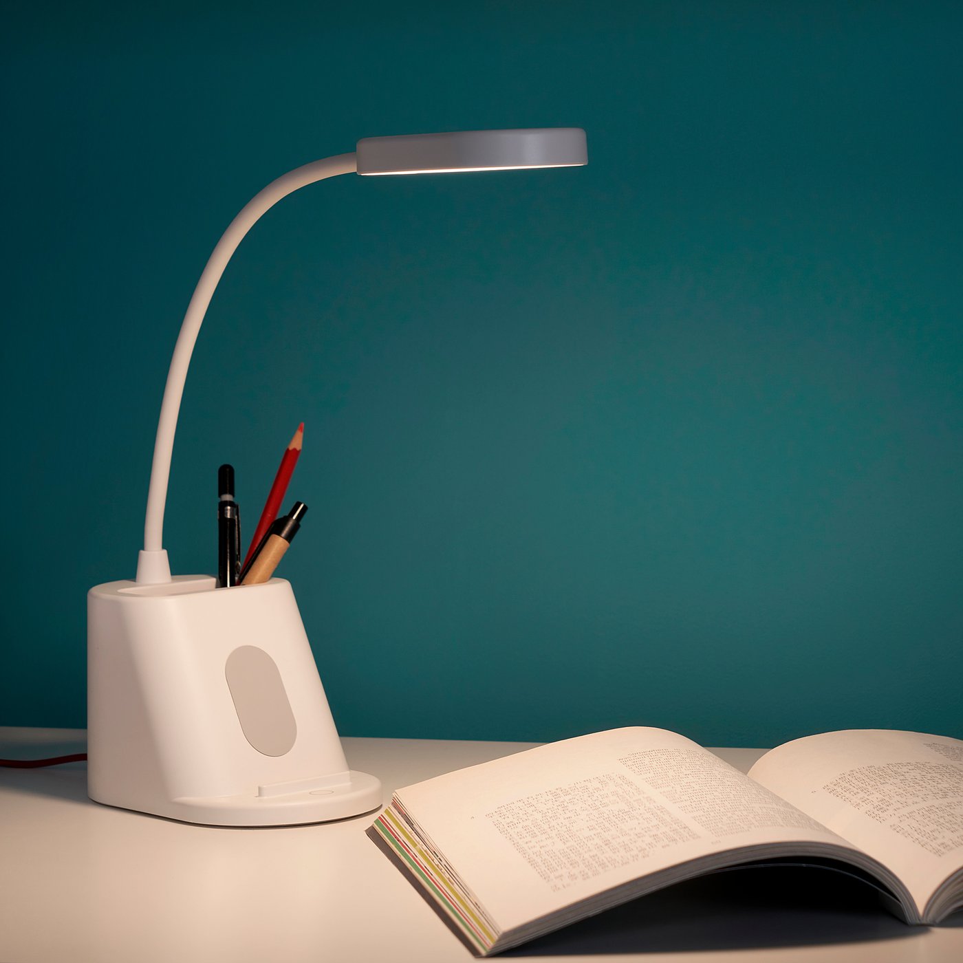 SPANNLAND LED work lamp with storage/dimmable - IKEA