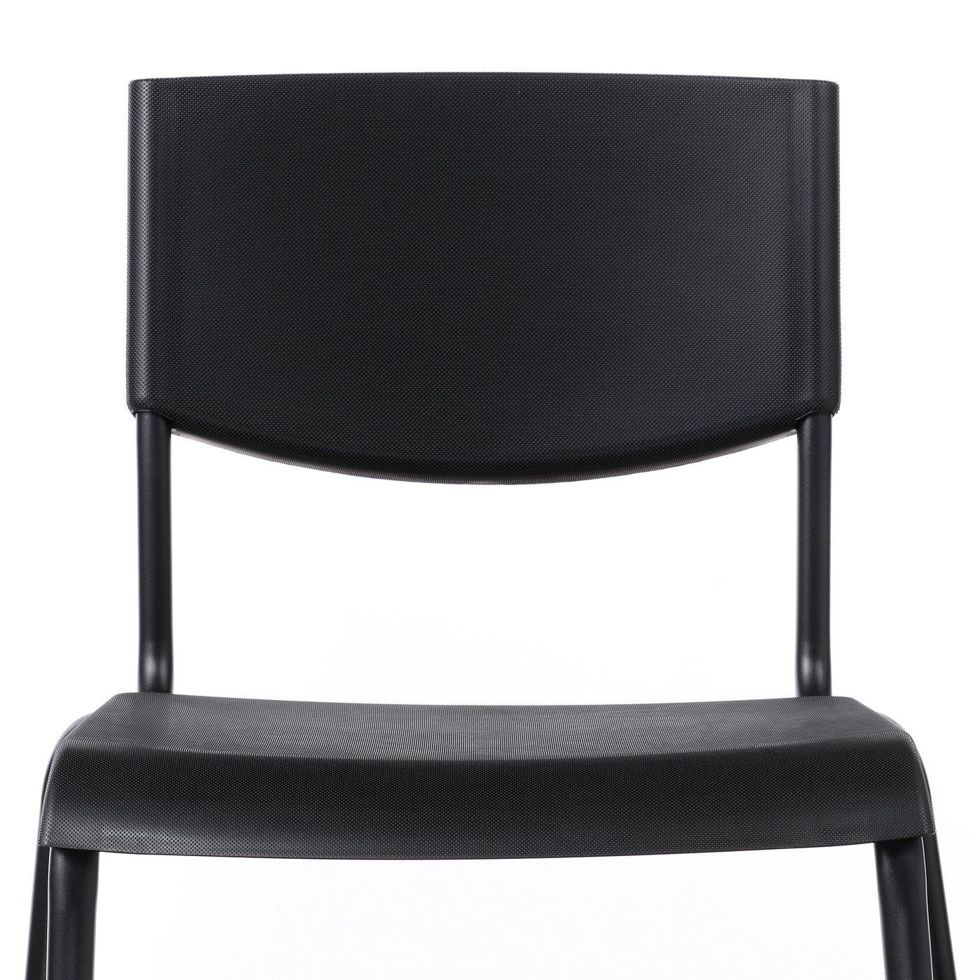 STIG bar stool with backrest black/black - IKEA