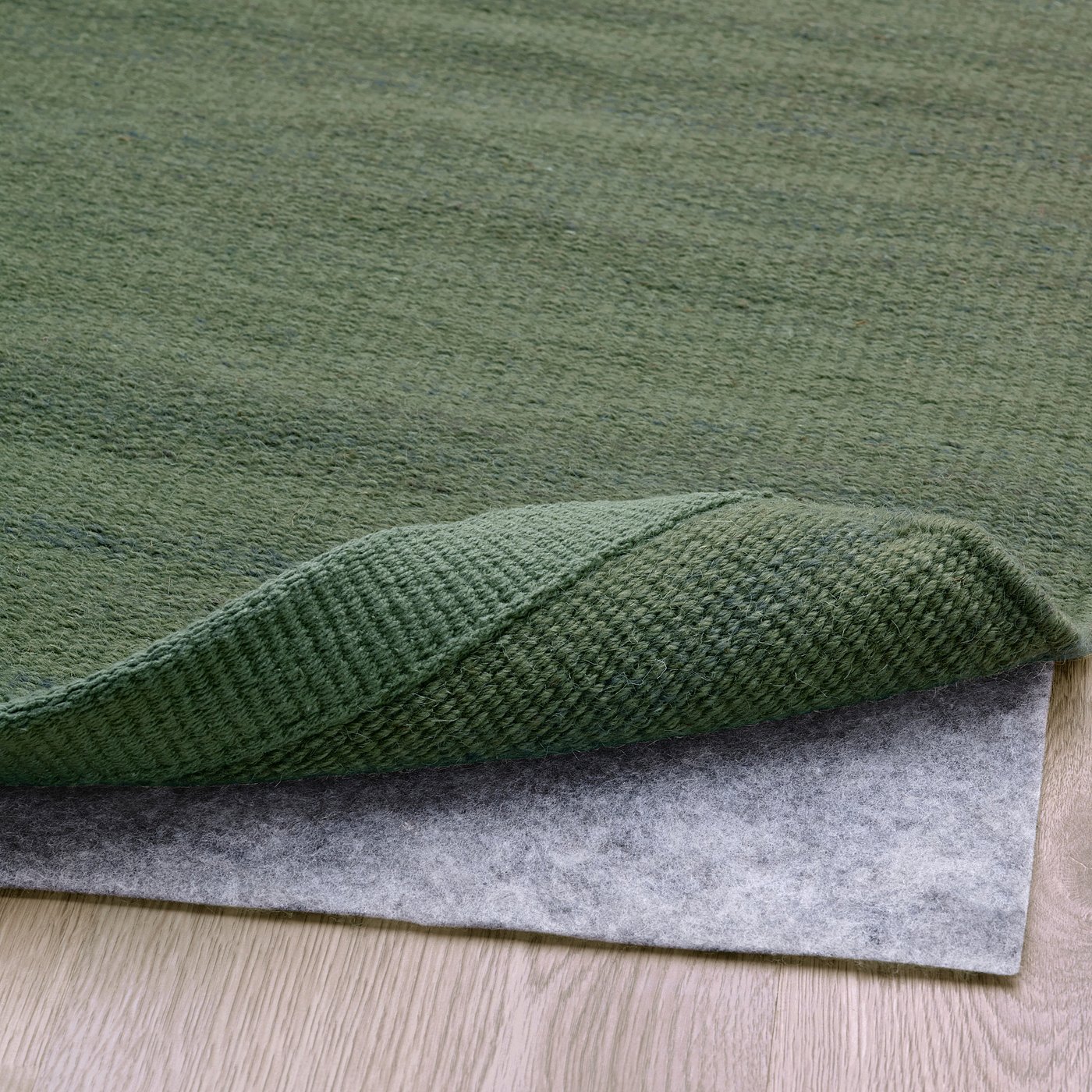 TIDTABELL rug, flatwoven green - IKEA